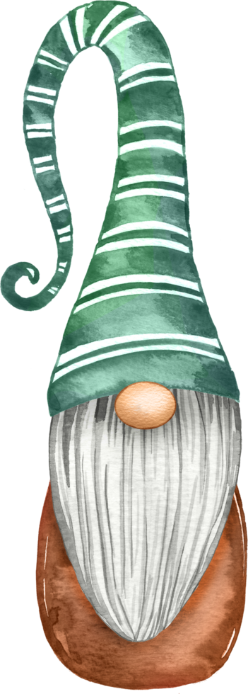 Navidad Gnomos Acuarela Clipart Ai Generativo 23948507 Png