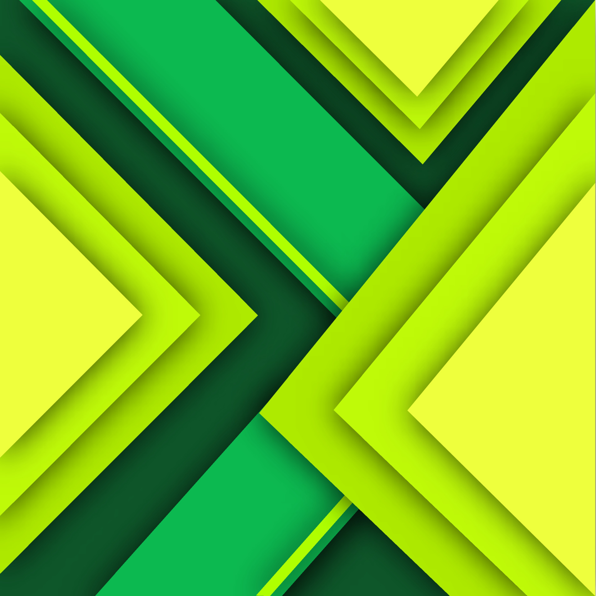 Different Shapes Green Paper Overlap Layer Background 23952286 Vector