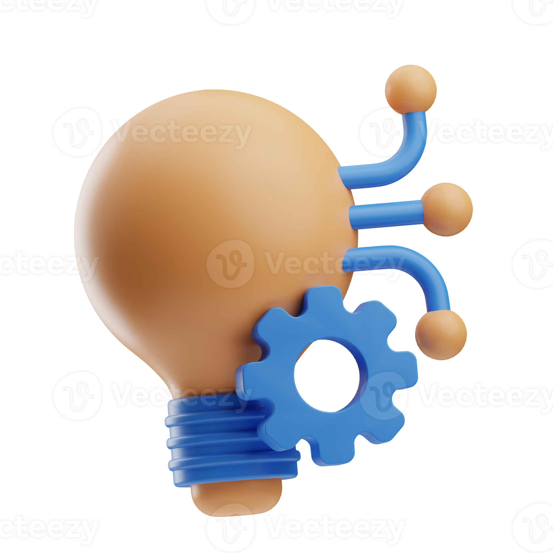 Technology innovation idea 3d illustration 23956852 PNG