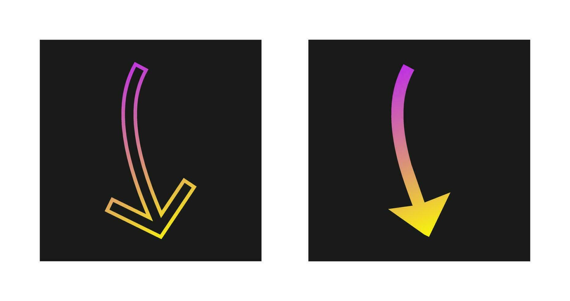 Arrow Pointing Down Vector Icon 23957609 Vector Art at Vecteezy Arrow Pointing Down Vector Icon 23957609 Vector Art at Vecteezy