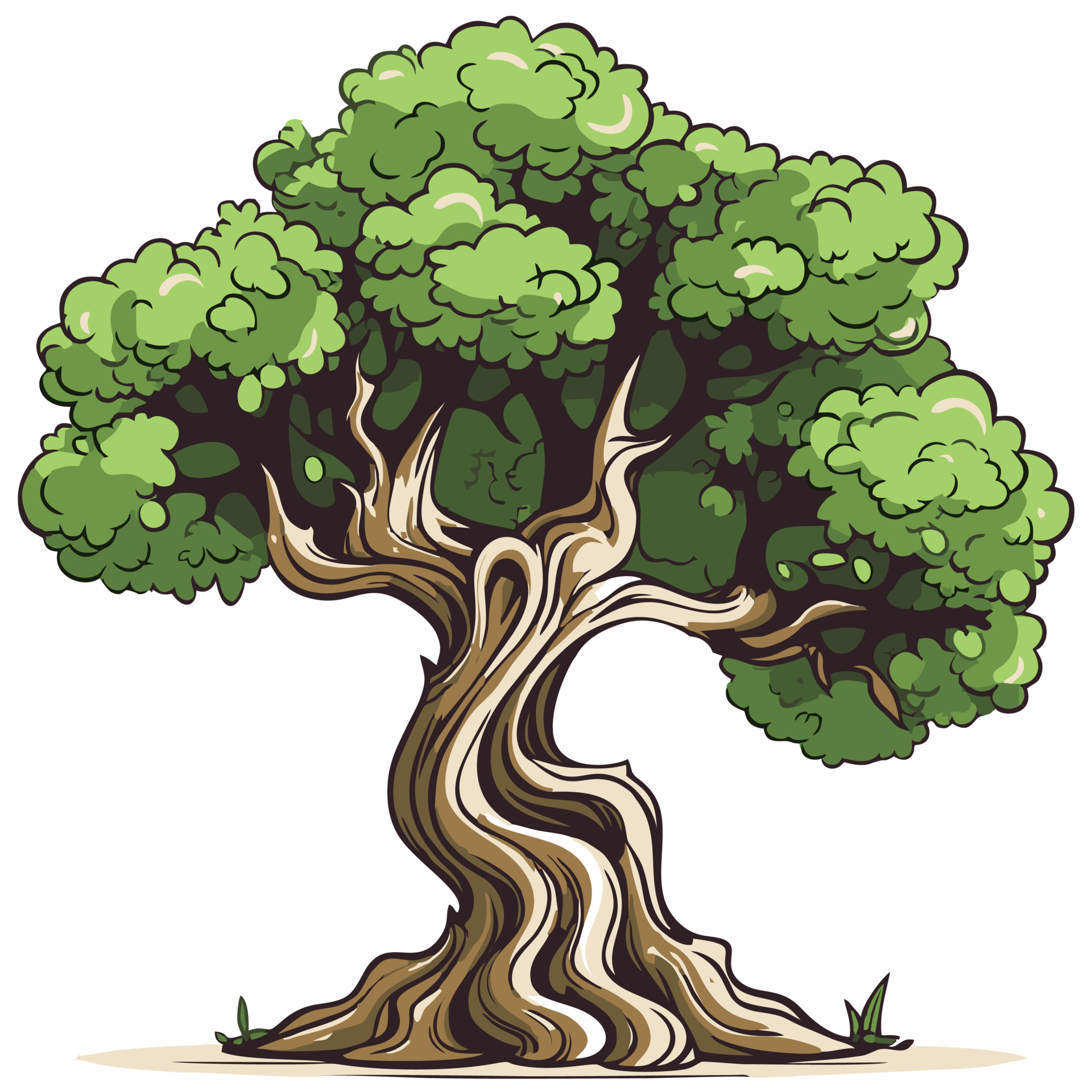 Big tree isolated on transparent background 23959314 PNG