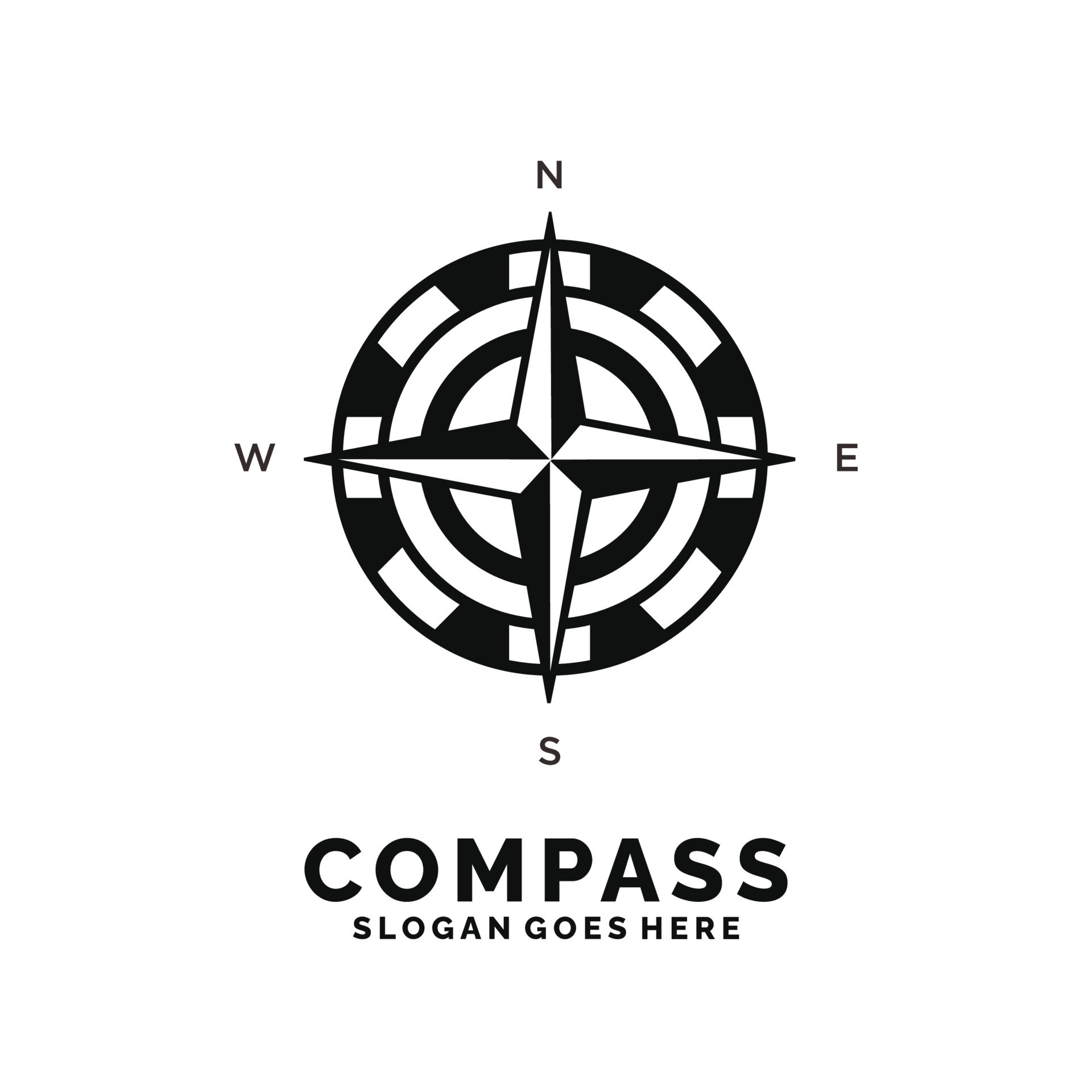 Compass Logo Design Vector Illustration 23959798 Vector Art At Vecteezy