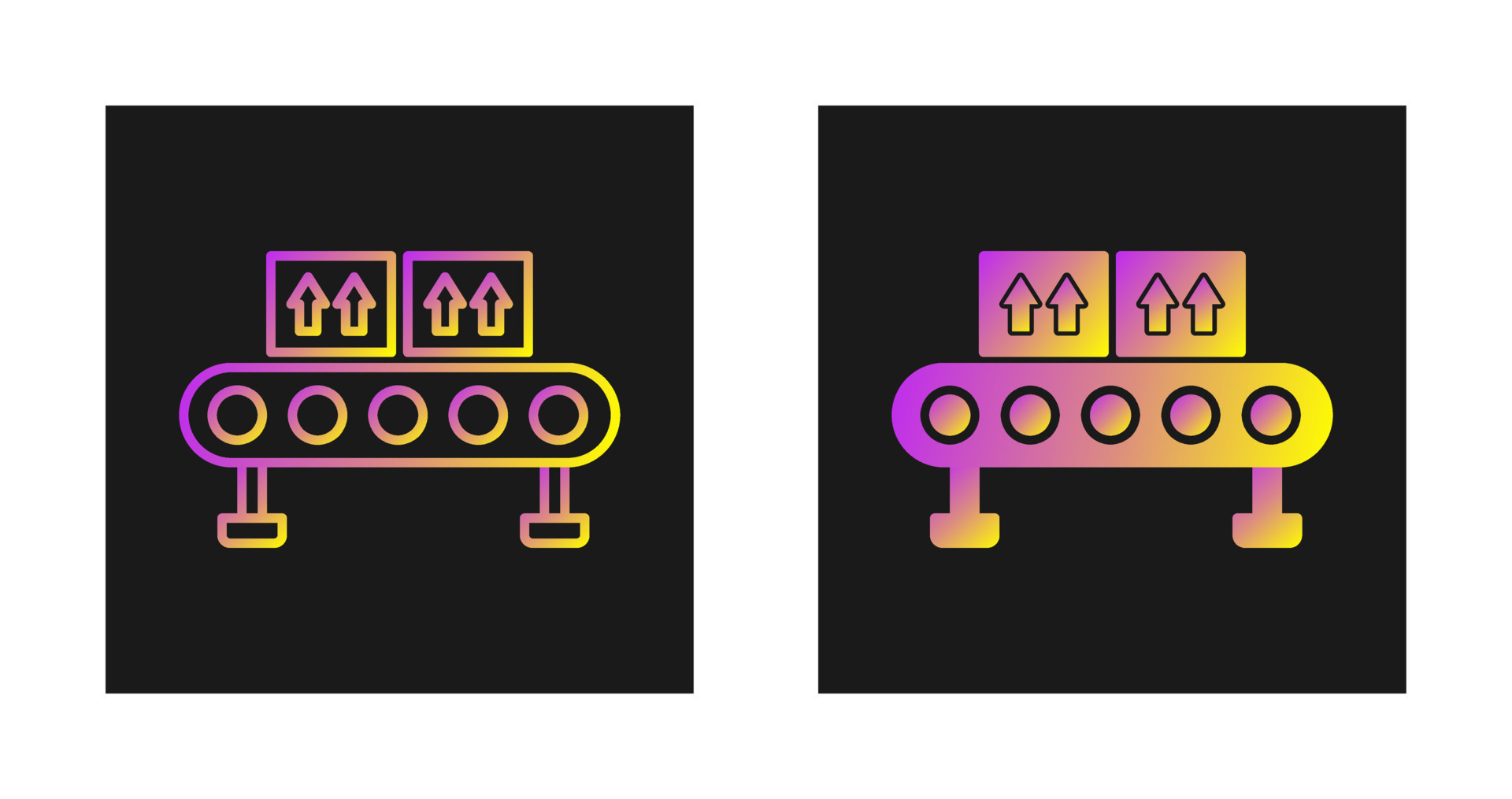 Assembly Line Vector Icon 23962259 Vector Art at Vecteezy