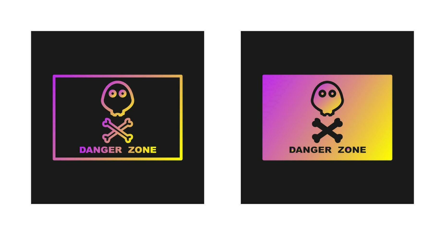 Danger Zone Vector Icon 23962646 Vector Art At Vecteezy