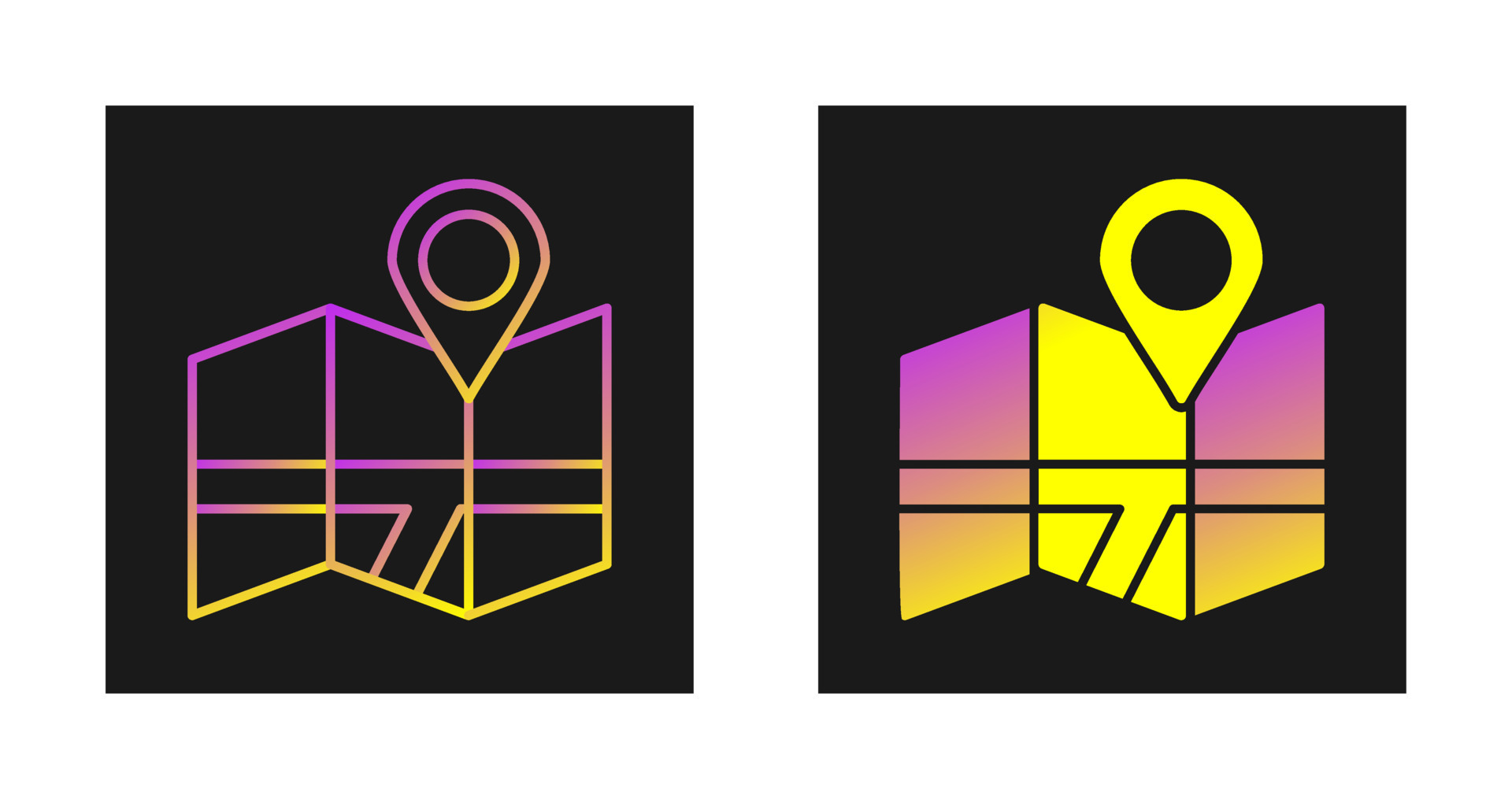 Map Vector Icon 23963377 Vector Art at Vecteezy