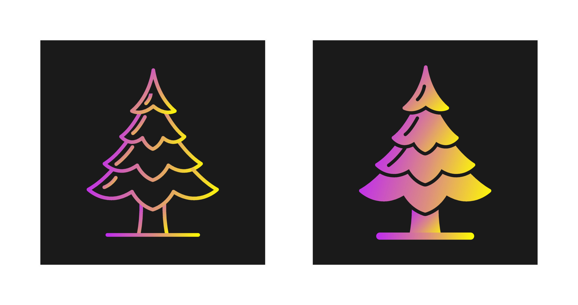 Pine Tree Vector Icon 23966166 Vector Art at Vecteezy