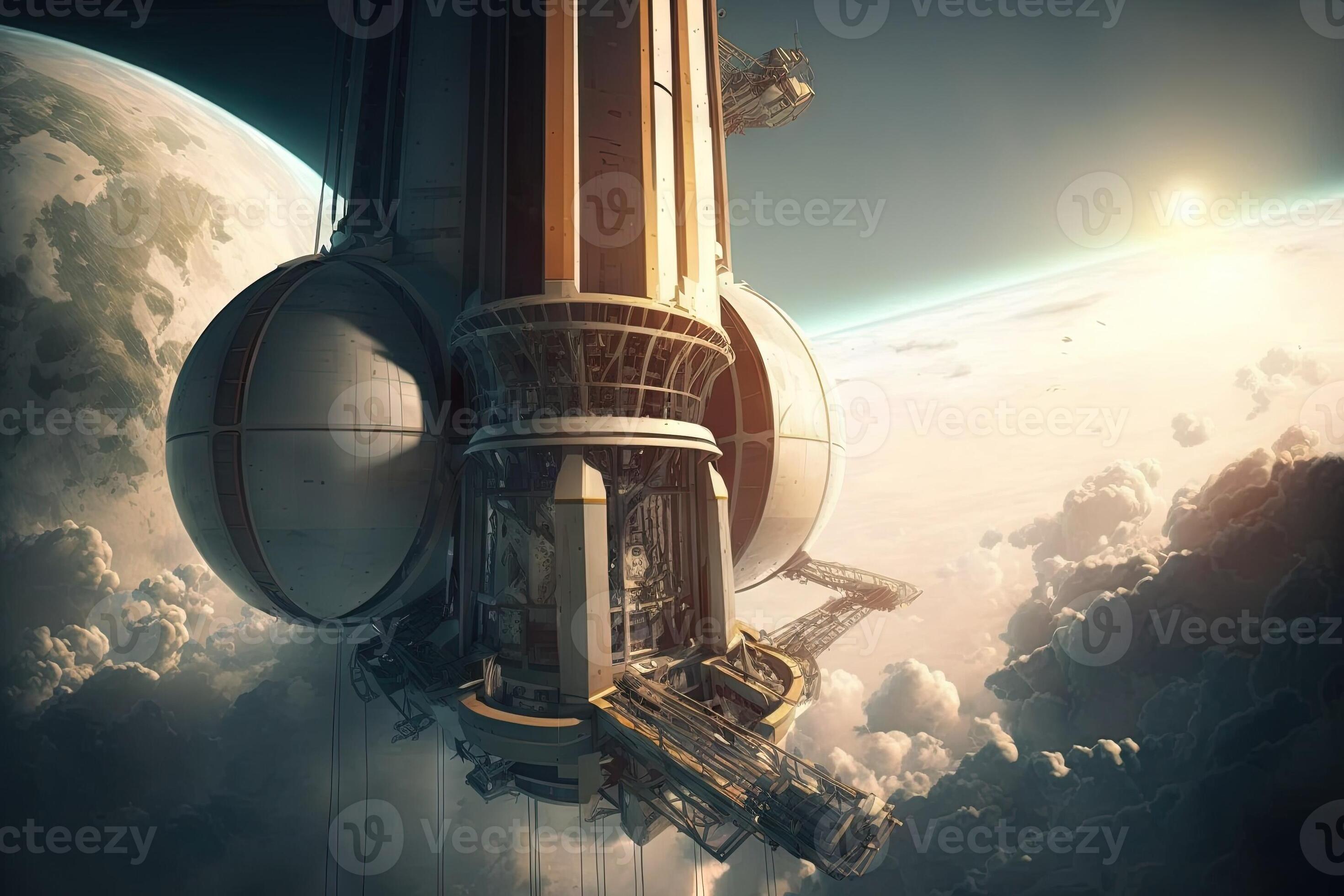 Space Elevator transportation system of the future that uses a cable ...