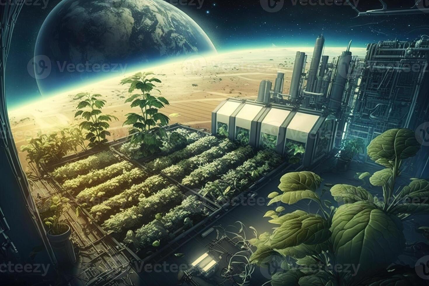 Space Based Agriculture systems of the future that use advanced technologies and techniques to ...