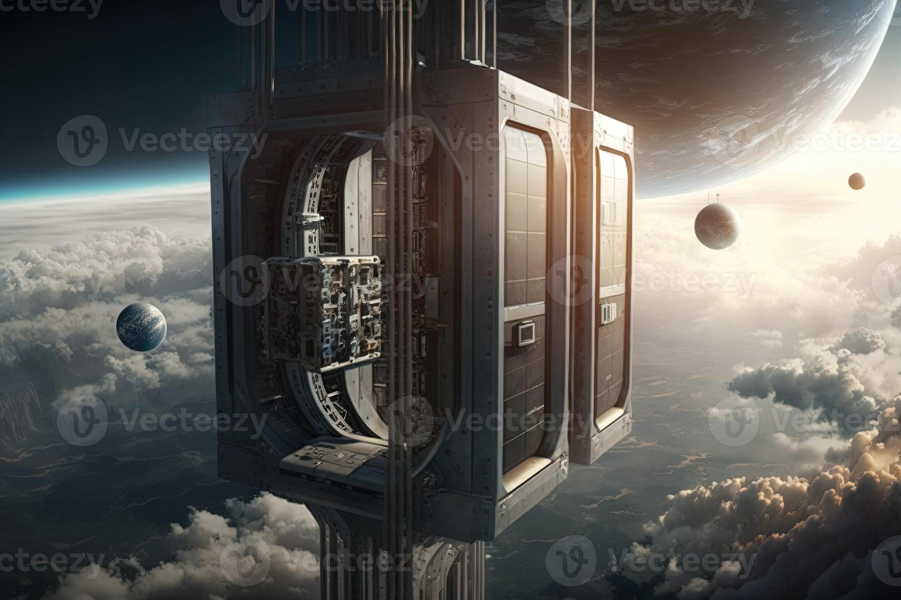 Space Elevator transportation system of the future that uses a cable ...