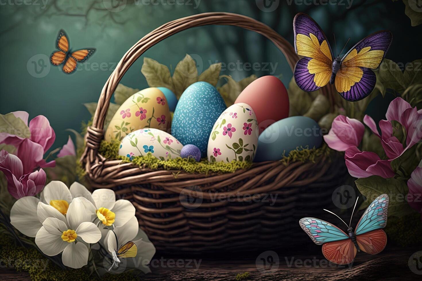 Easter illustration aesthetic 23968642 Stock Photo at Vecteezy