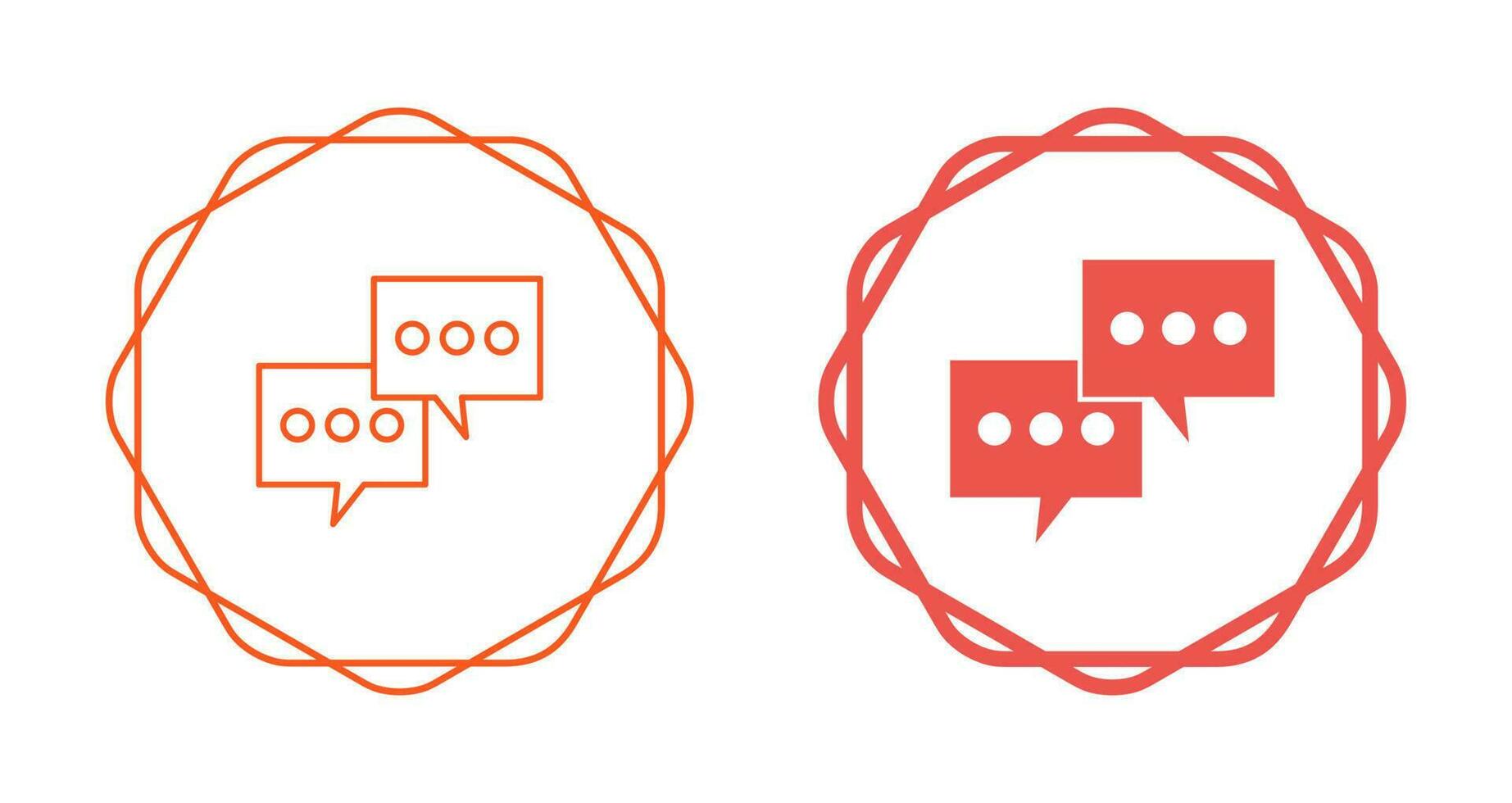 Double Message Bubble Vector Icon 23973088 Vector Art at Vecteezy