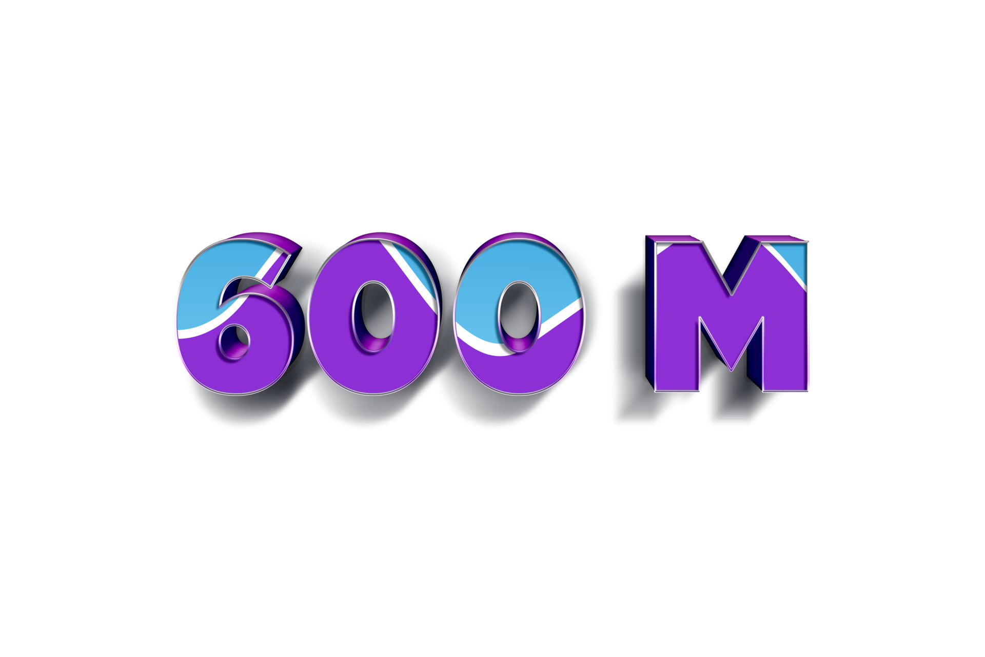 600 Million Subscribers Celebration Greeting Number With Blue Purple 600-million-subscribers-celebration-greeting-number-with-blue-purple