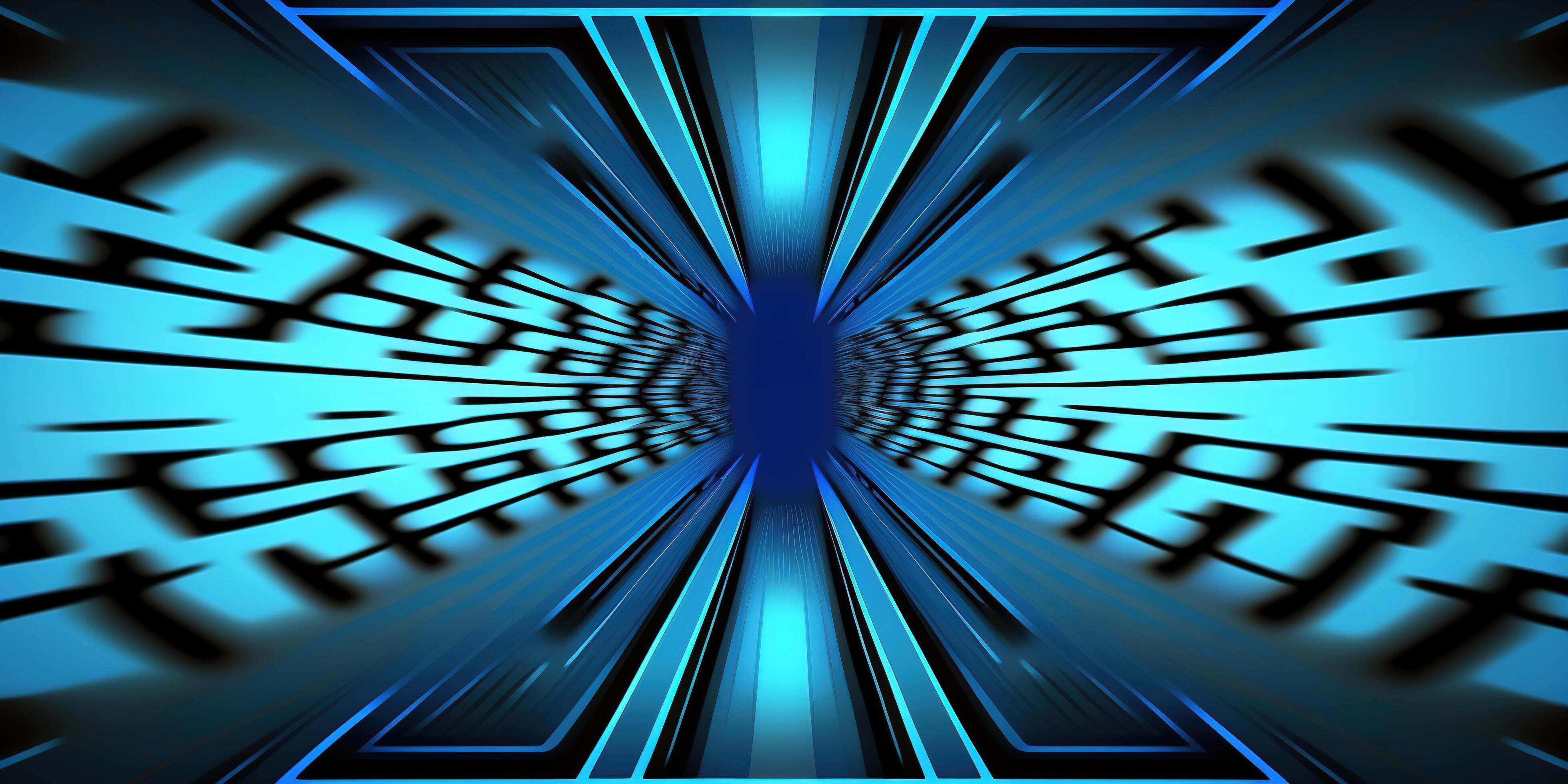 symmetrical blue tech abstract background with lines and shapes. 23978016 Stock Photo at Vecteezy