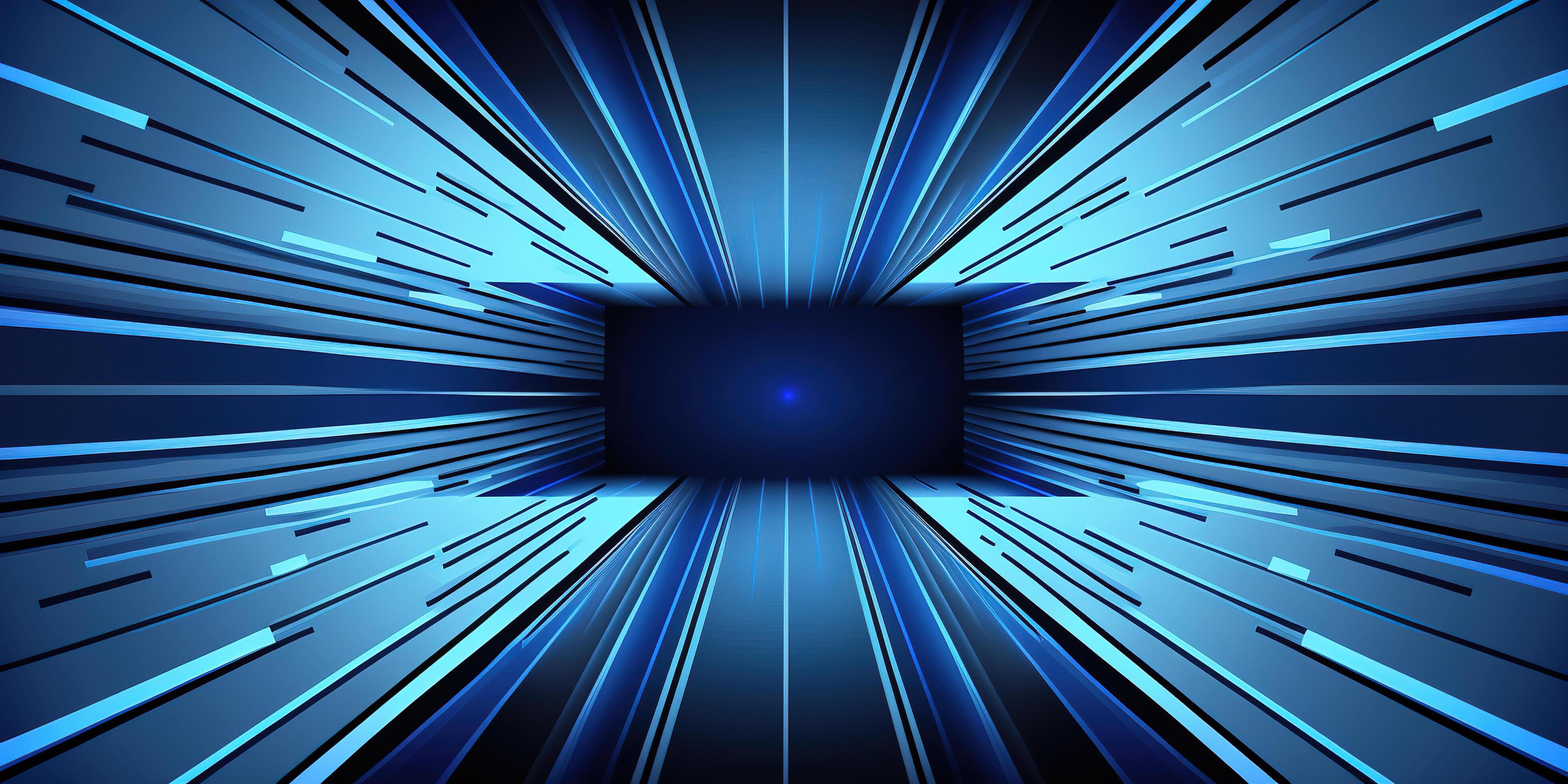 symmetrical blue tech abstract background with lines and shapes. 23978025 Stock Photo at Vecteezy