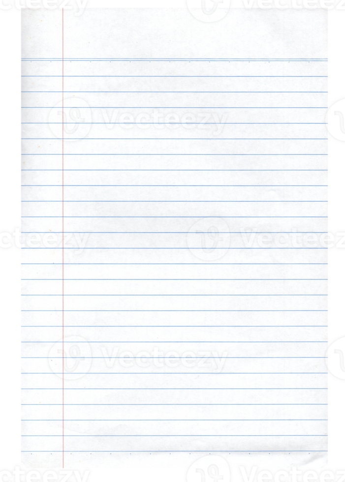 Notebook Paper Png