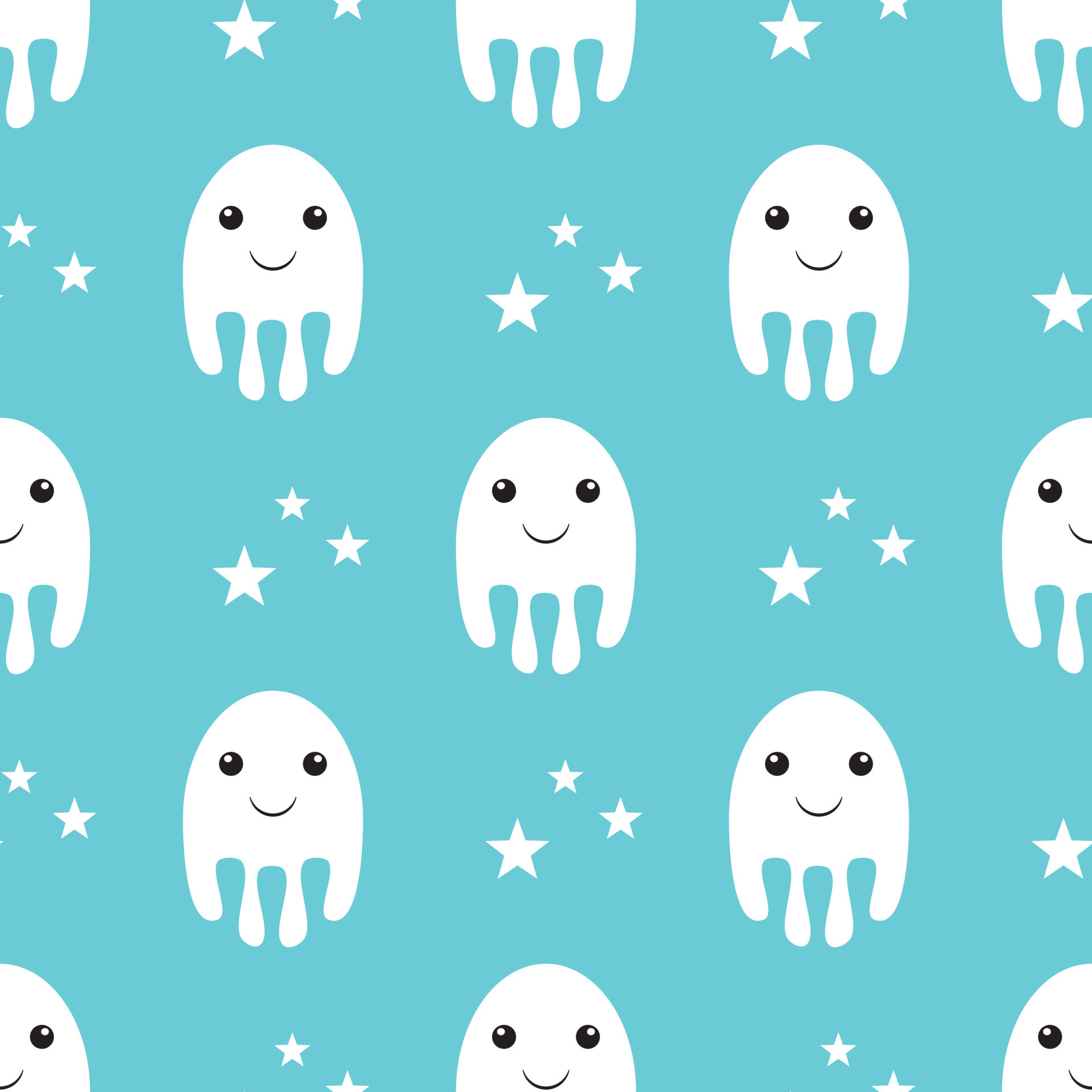 Cute Alien Pattern 23982207 Vector Art at Vecteezy