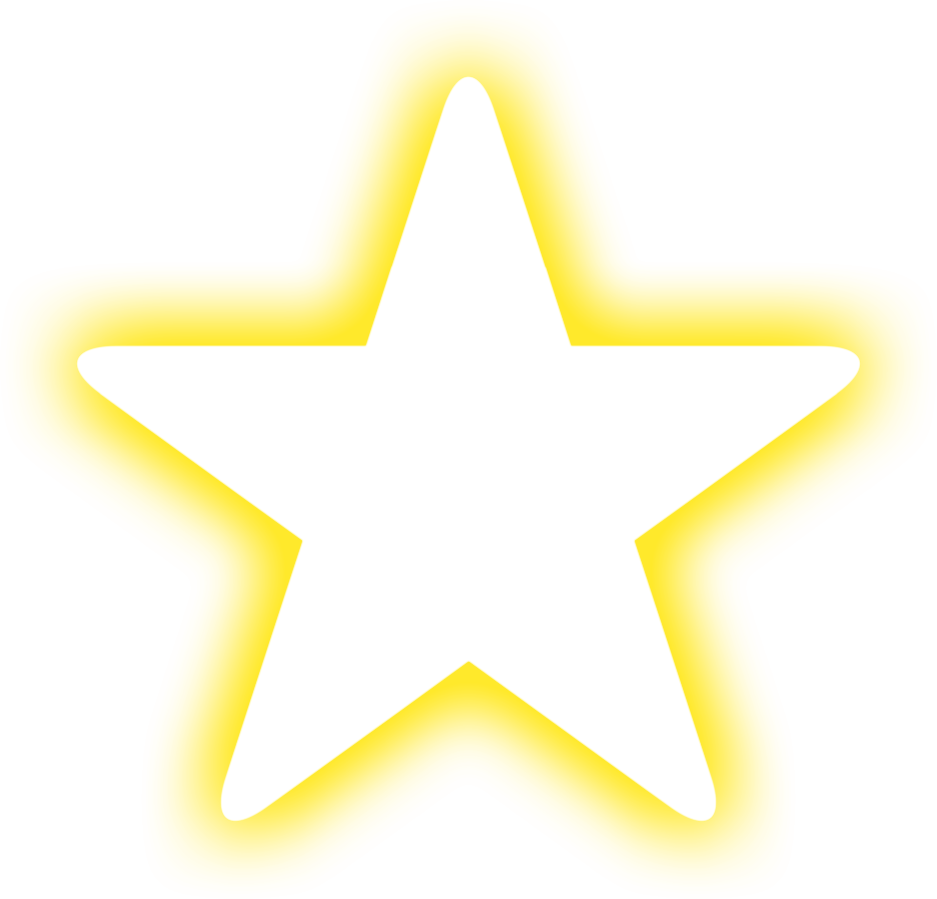 Transparent neon star in yellow 23982407 PNG