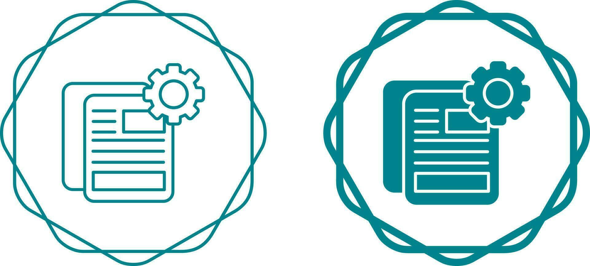 Document Setting Vector Icon 23982937 Vector Art at Vecteezy