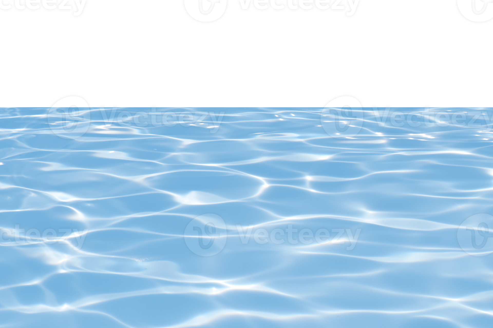 Blue water with ripples on the surface with sand sea beach transparent ...