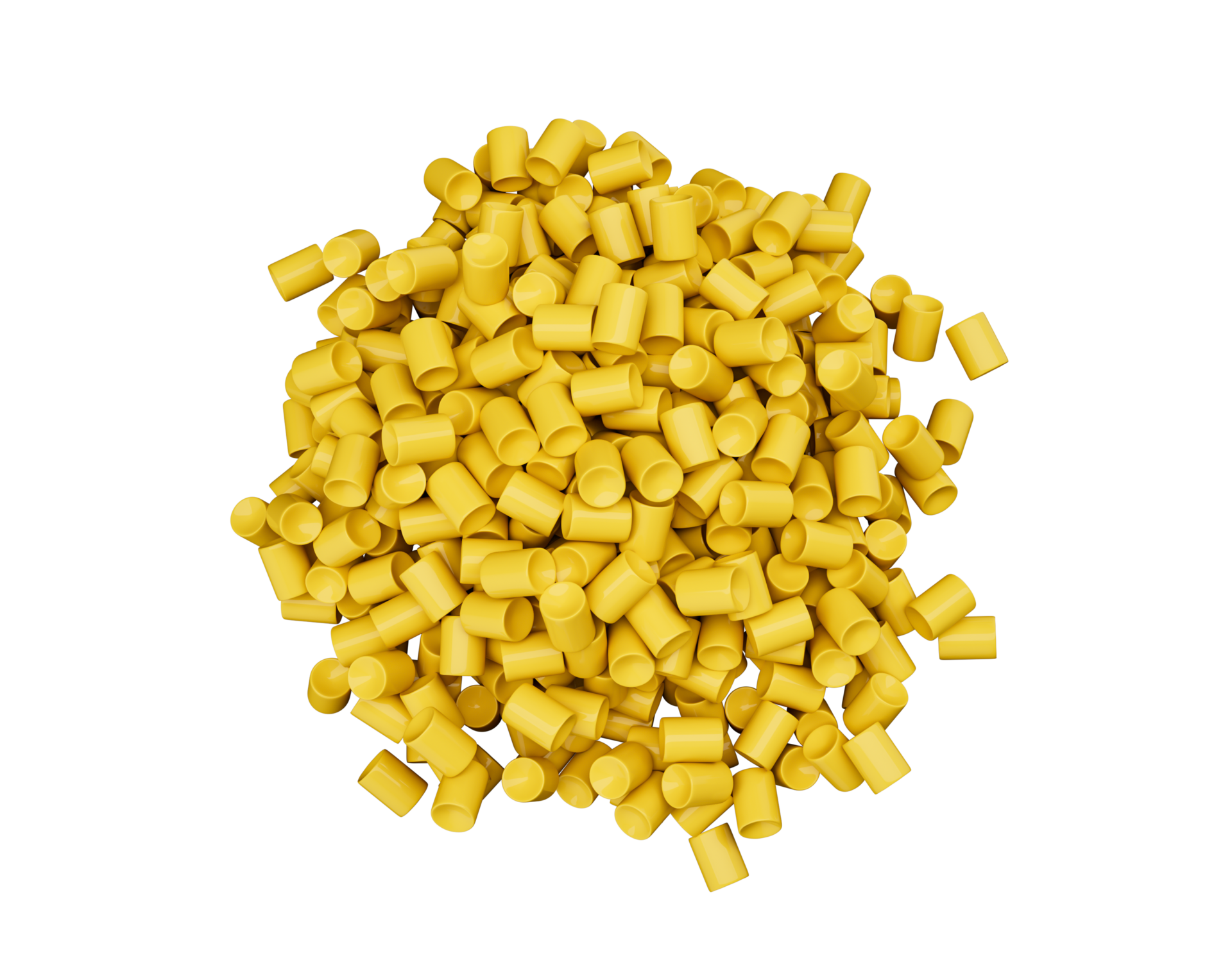 Yellow Plastic Pellets Close Up Plastic Granules Polymer Black Plastic Beads Resin Polymer