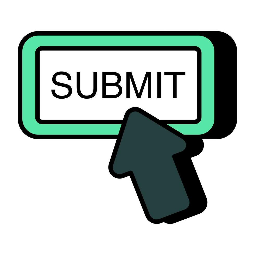A modern design icon of submit button 23986790 Vector Art at Vecteezy A modern design icon of submit button 23986790 Vector Art at Vecteezy