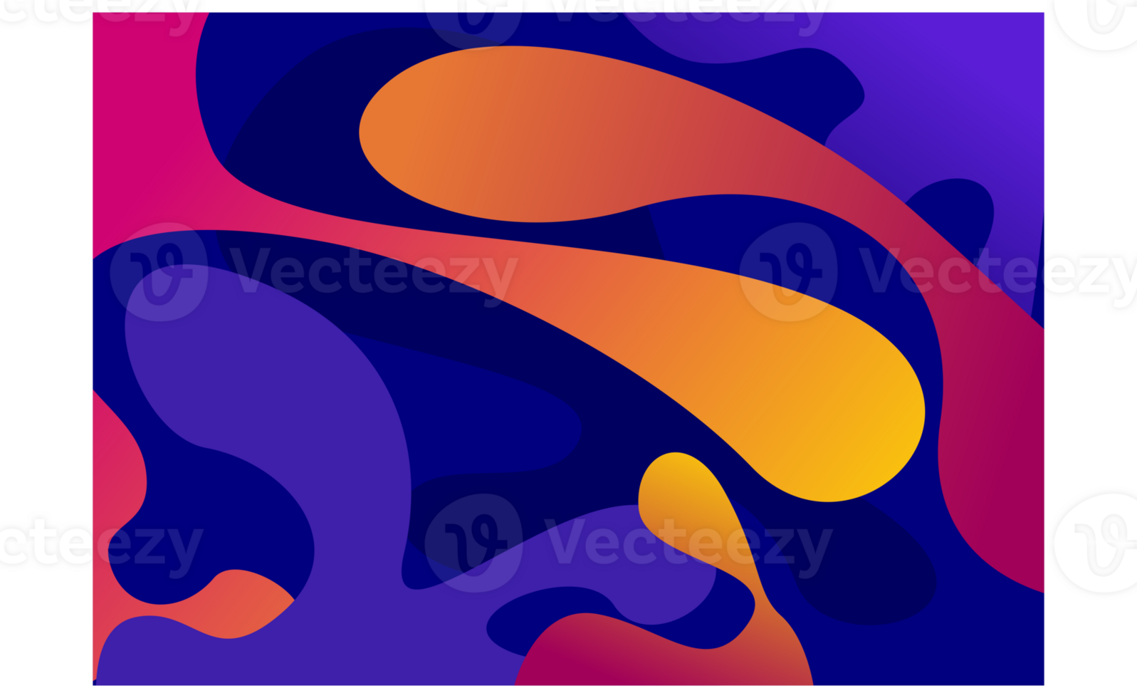 Abstract Squirt And Splash Gradient Fluid Background 23988911 Png