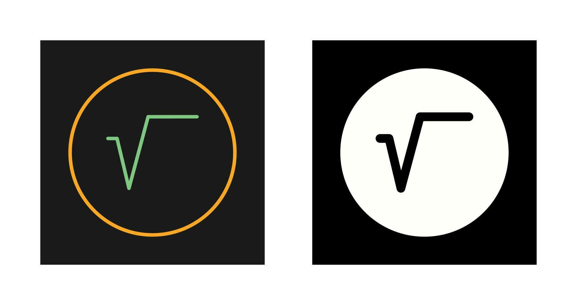 Square Root Symbol Vector Icon 23991350 Vector Art At Vecteezy
