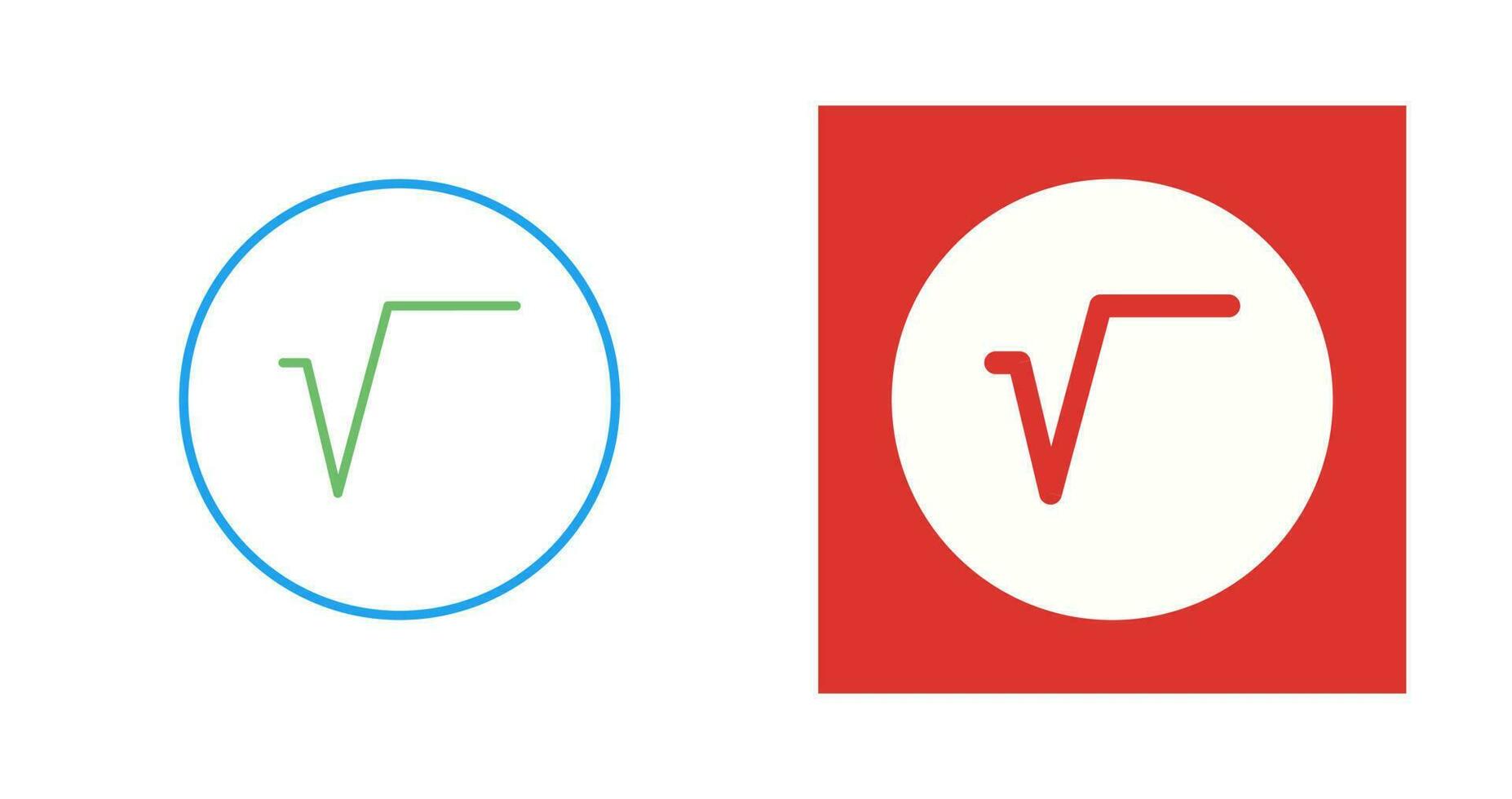Square Root Symbol Vector Icon 23995455 Vector Art At Vecteezy