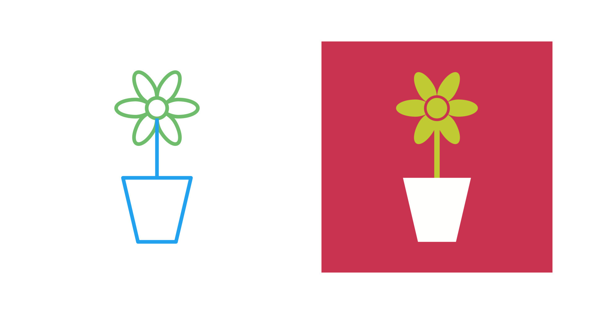 Flower Pot Vector Icon 23996573 Vector Art At Vecteezy