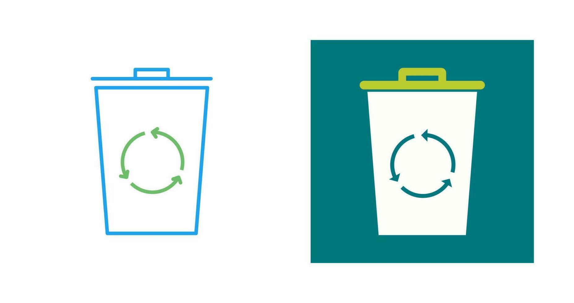 Recycle Bin Vector Icon 23997074 Vector Art At Vecteezy
