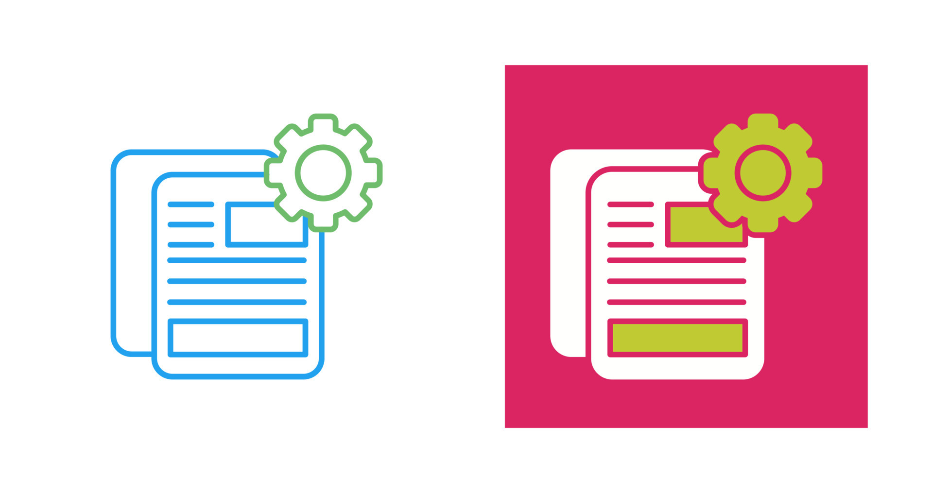 Document Setting Vector Icon 23999289 Vector Art at Vecteezy