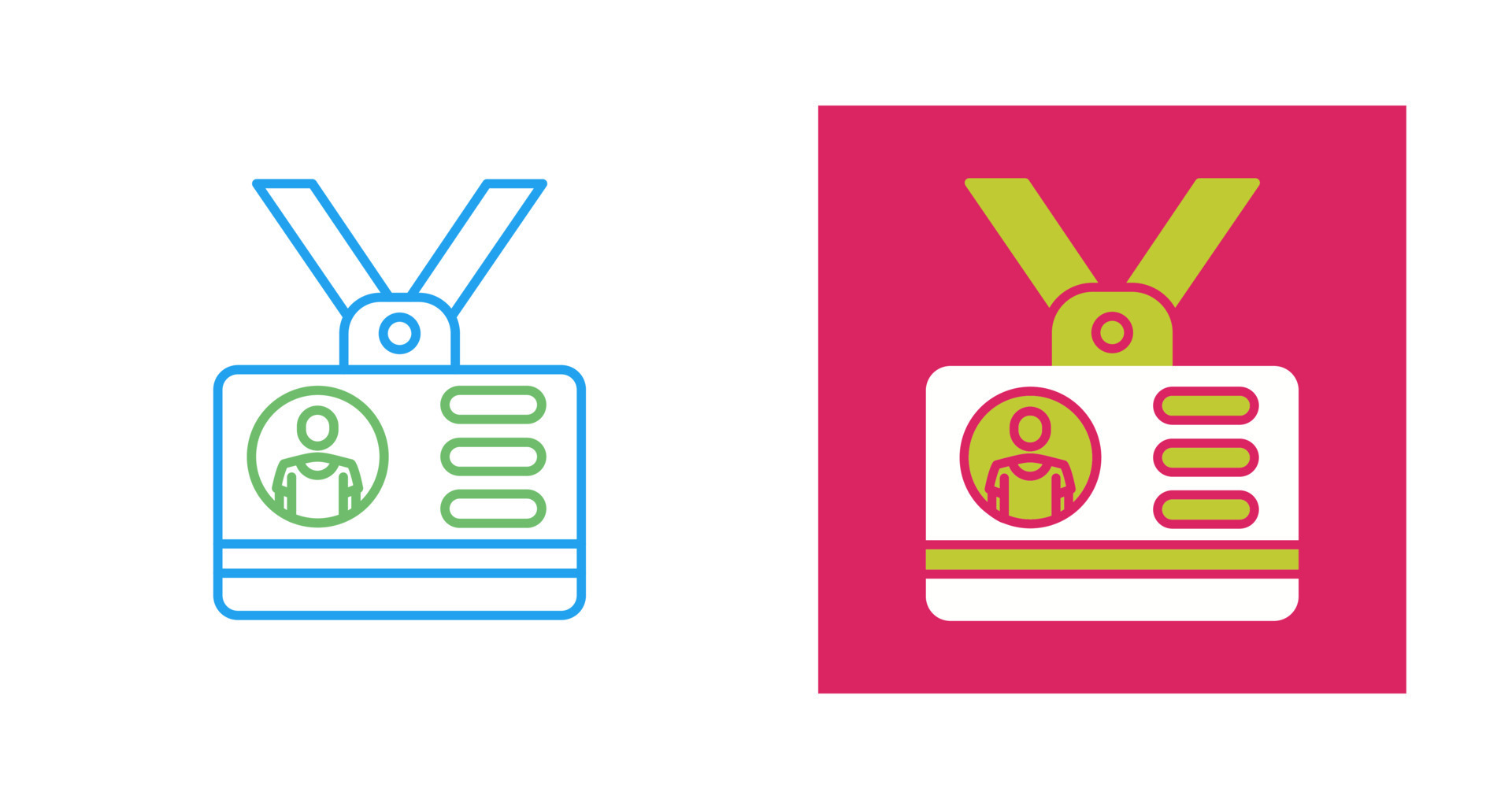 Id Card Vector Icon 24000872 Vector Art at Vecteezy