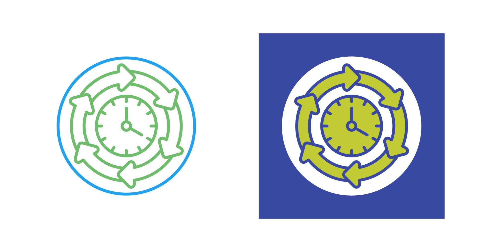 Processing Time Vector Icon 24001532 Vector Art at Vecteezy