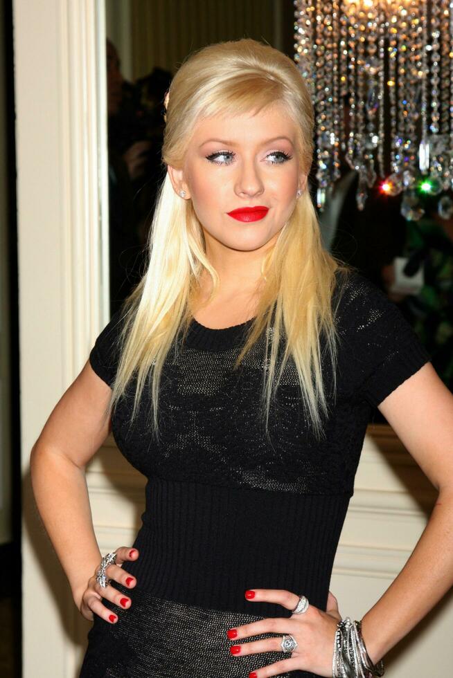 Christina Aguilera Arriving At The 1st Annual Varietys Power Of Women