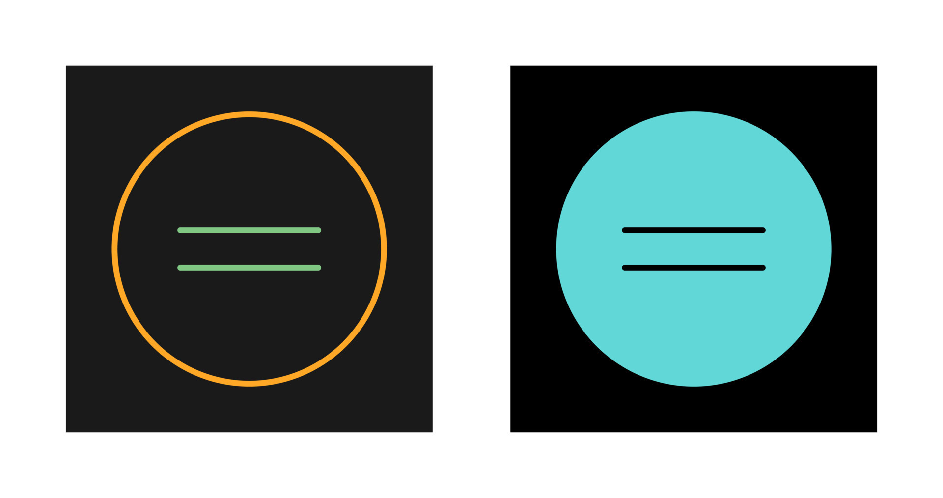 Equal To Vector Icon 24017310 Vector Art at Vecteezy