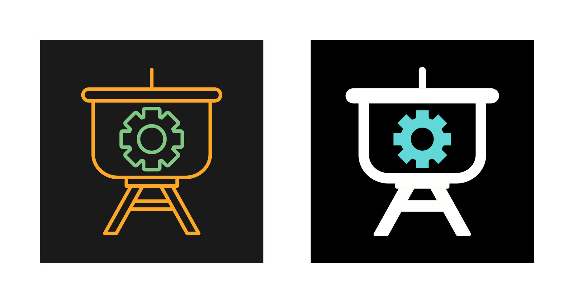 Setting Presentation Vector Icon 24019921 Vector Art at Vecteezy