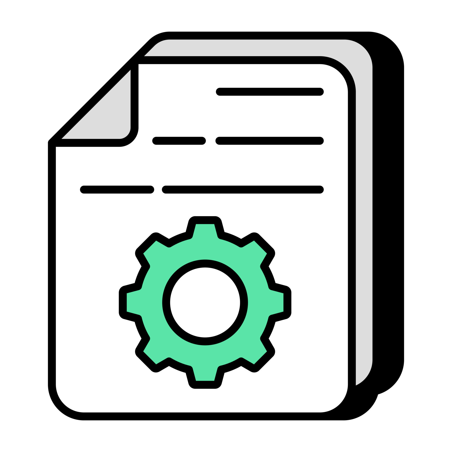 A unique design icon of file setting 24021304 Vector Art at Vecteezy
