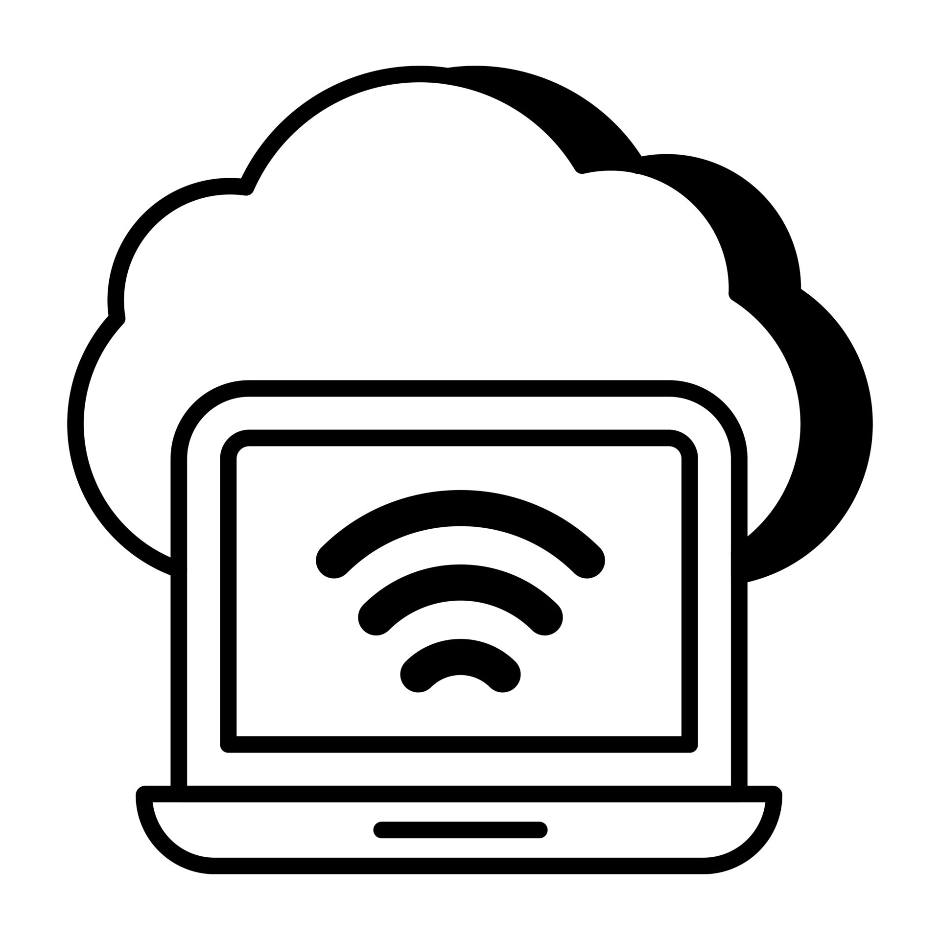Cloud connected device icon, editable vector 24021596 Vector Art at ...