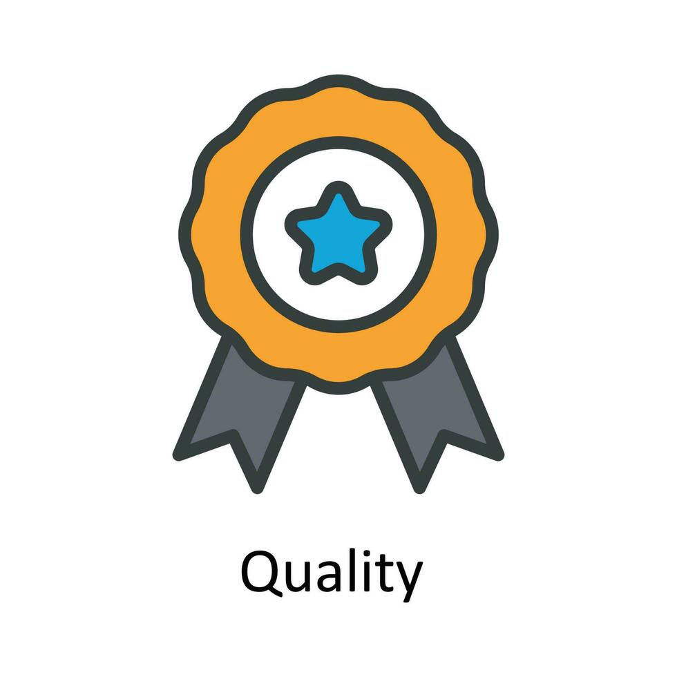 Quality Vector Fill Outline Icon Design Illustration Time Management