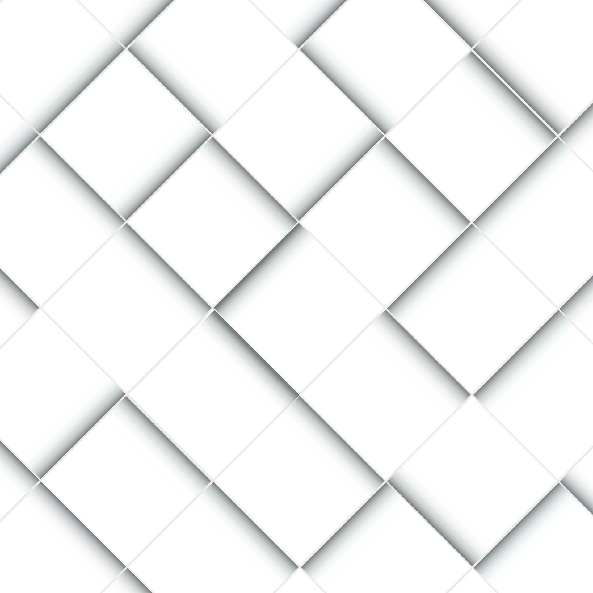 3d seamless cubes pattern. White ceramic tile background. Abstract ...
