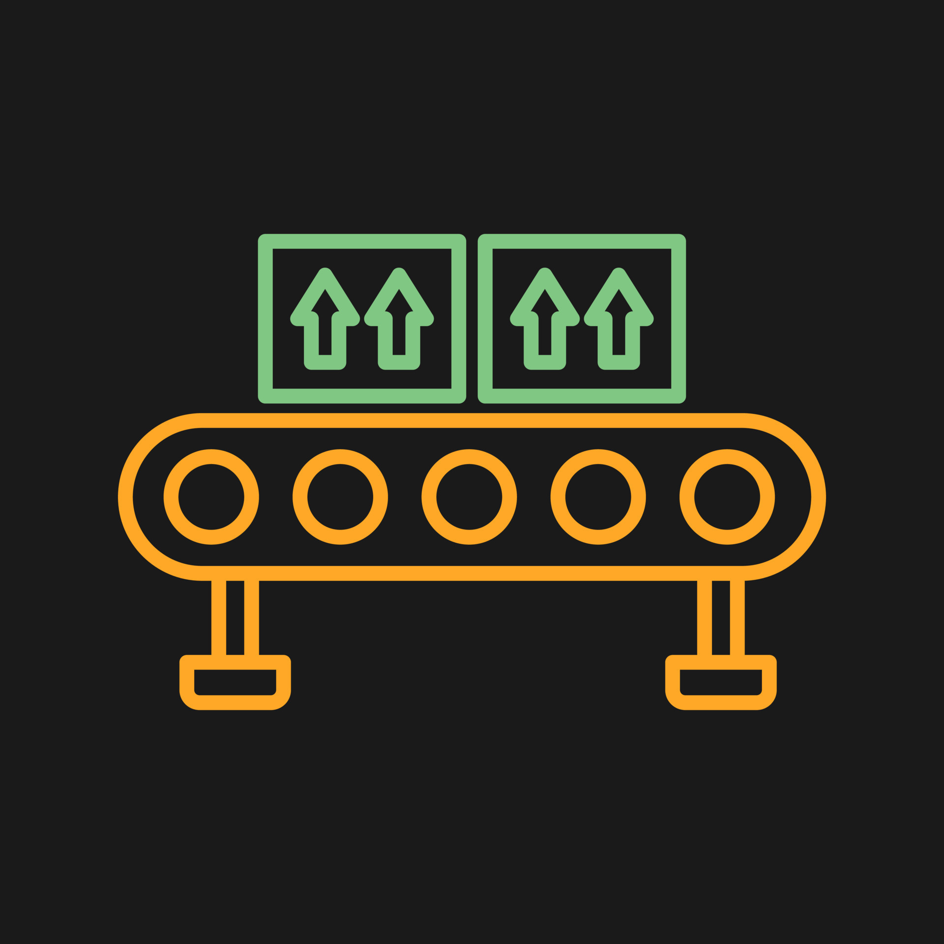 Assembly Line Vector Icon 24029589 Vector Art at Vecteezy