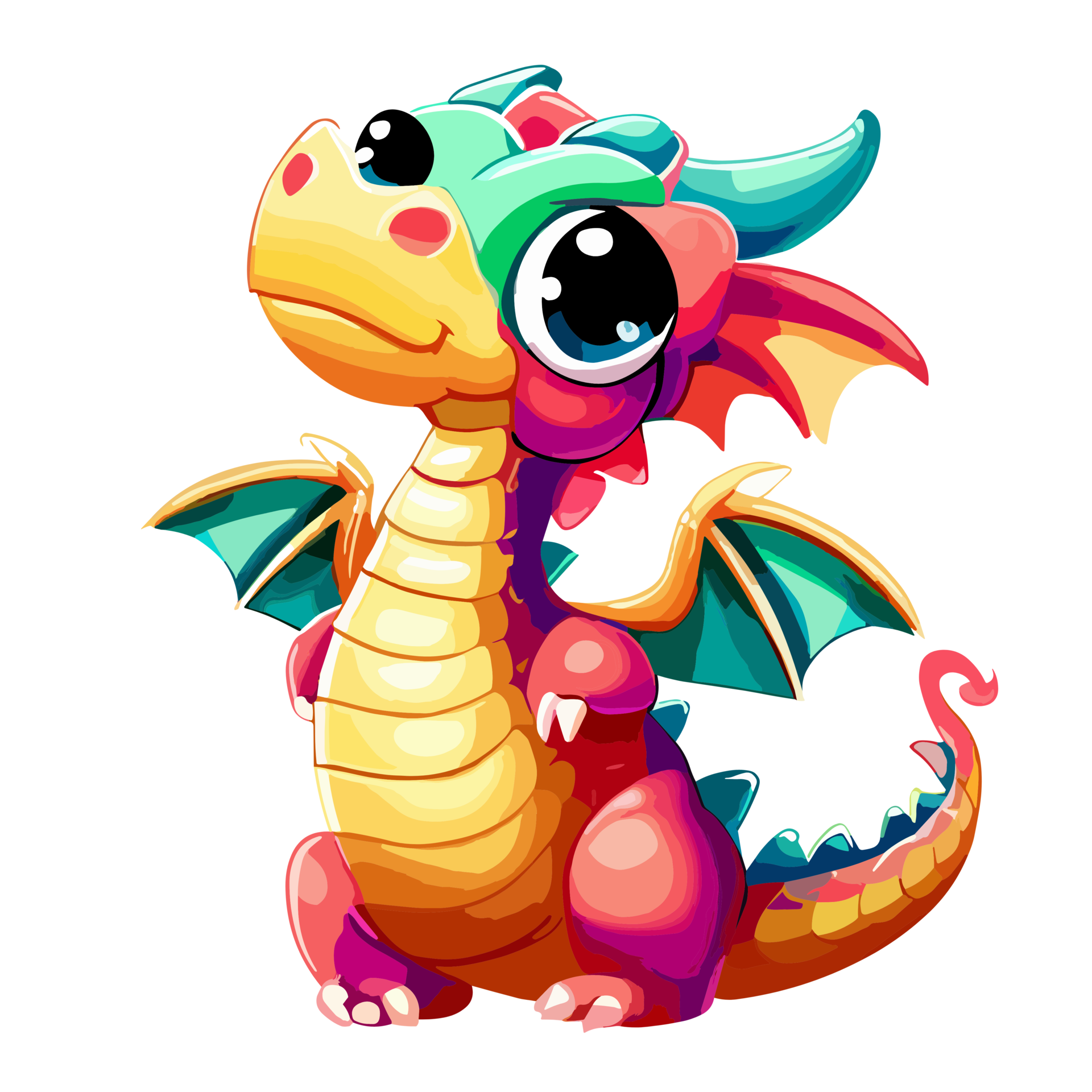 Clipart Cute Dragon