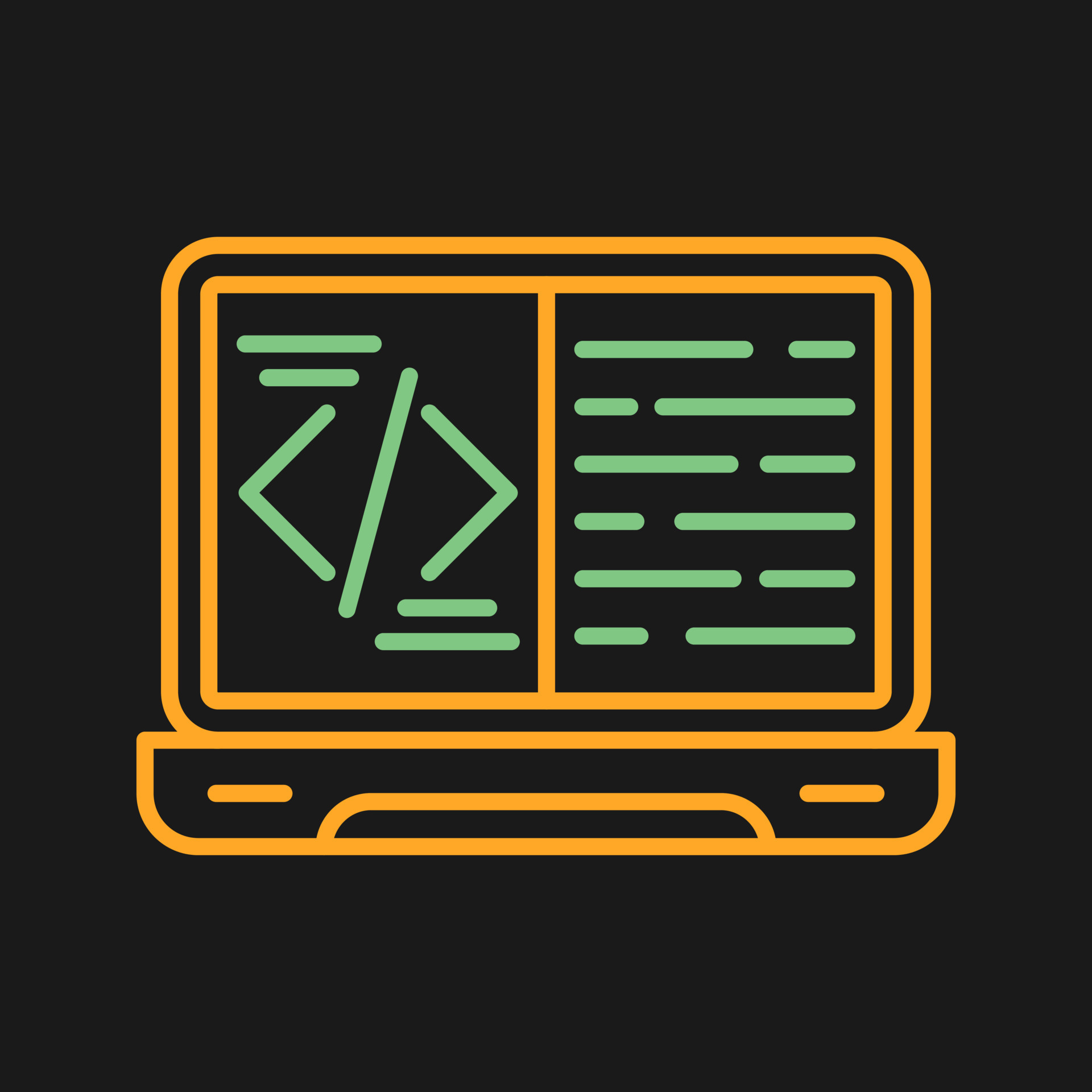 Coding Vector Icon 24030871 Vector Art at Vecteezy