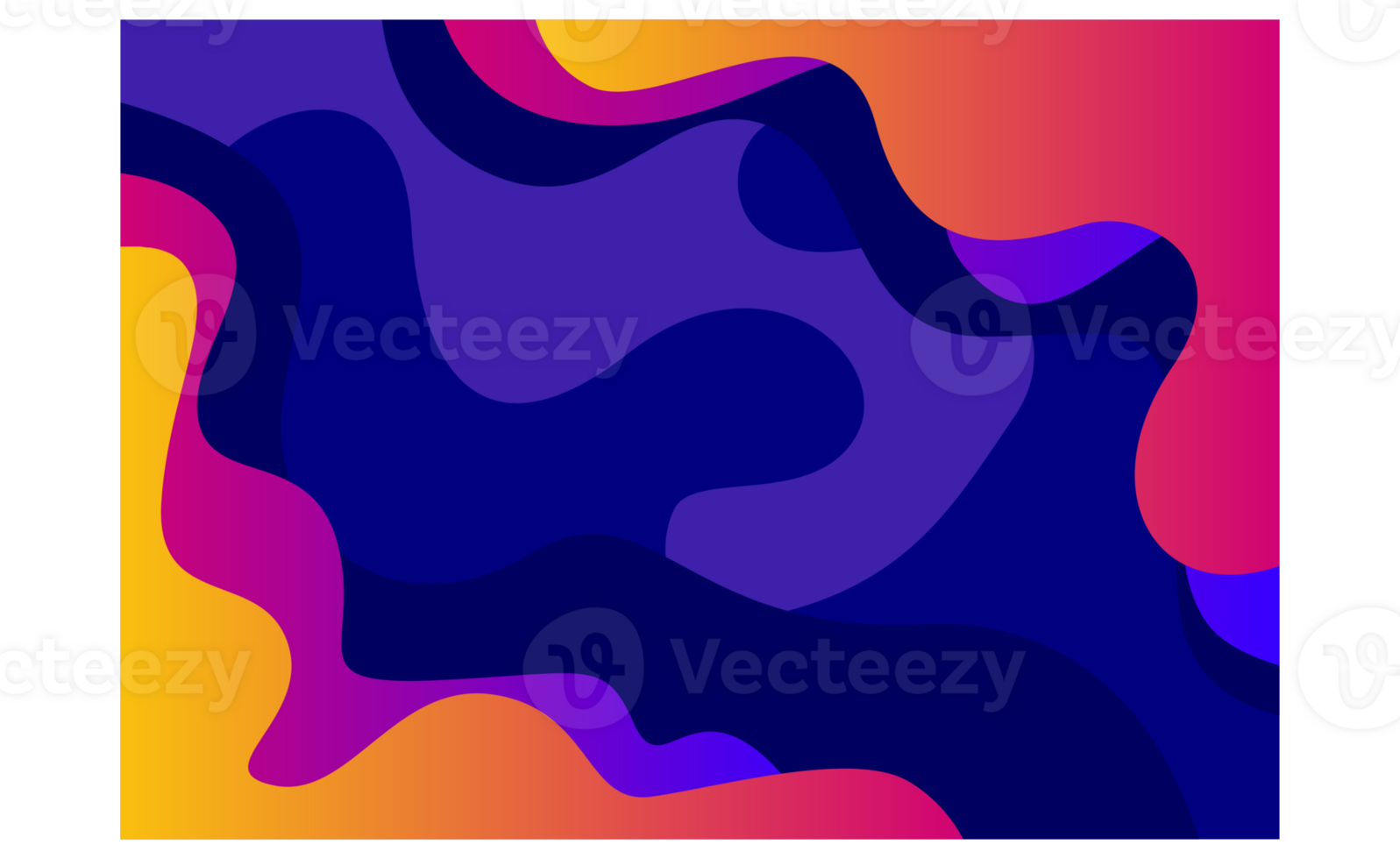 Abstract Squirt And Splash Gradient Fluid Background 24034188 Png