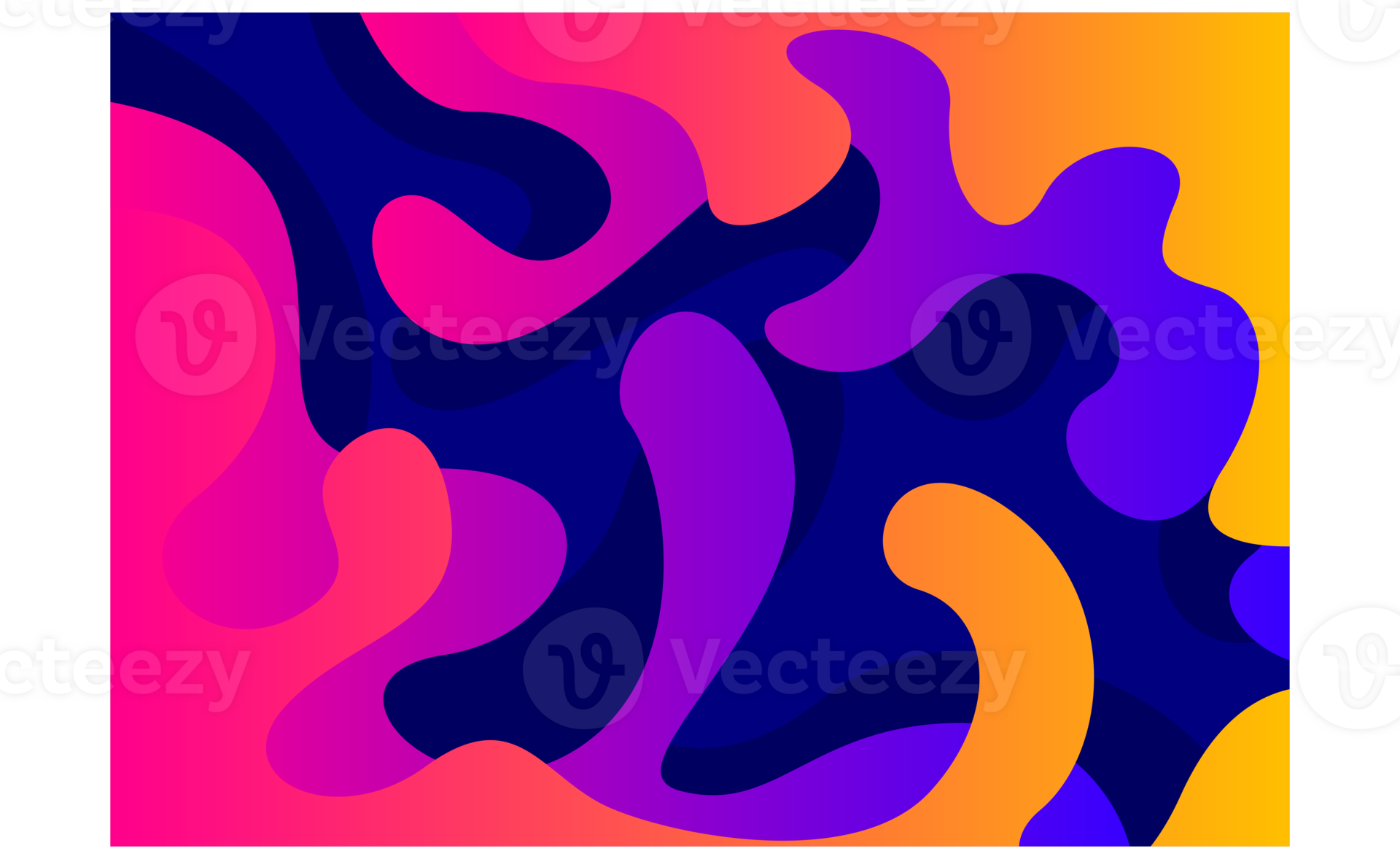 Abstract Squirt And Splash Gradient Fluid Background 24035003 Png