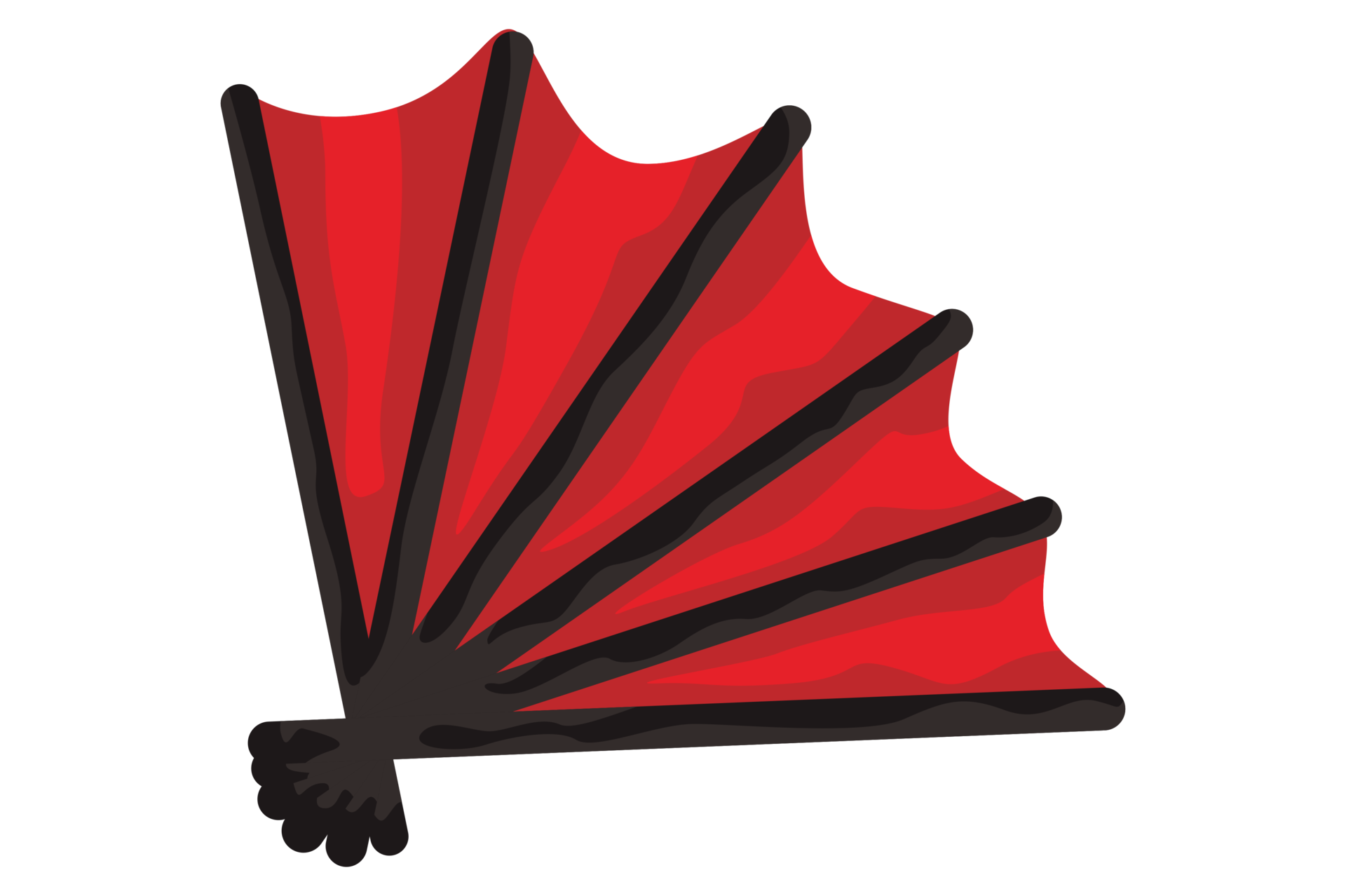 Red Hand held Fan On Transparent Background 24035170 PNG red-hand-held-fan-on-transparent-background-24035170-png