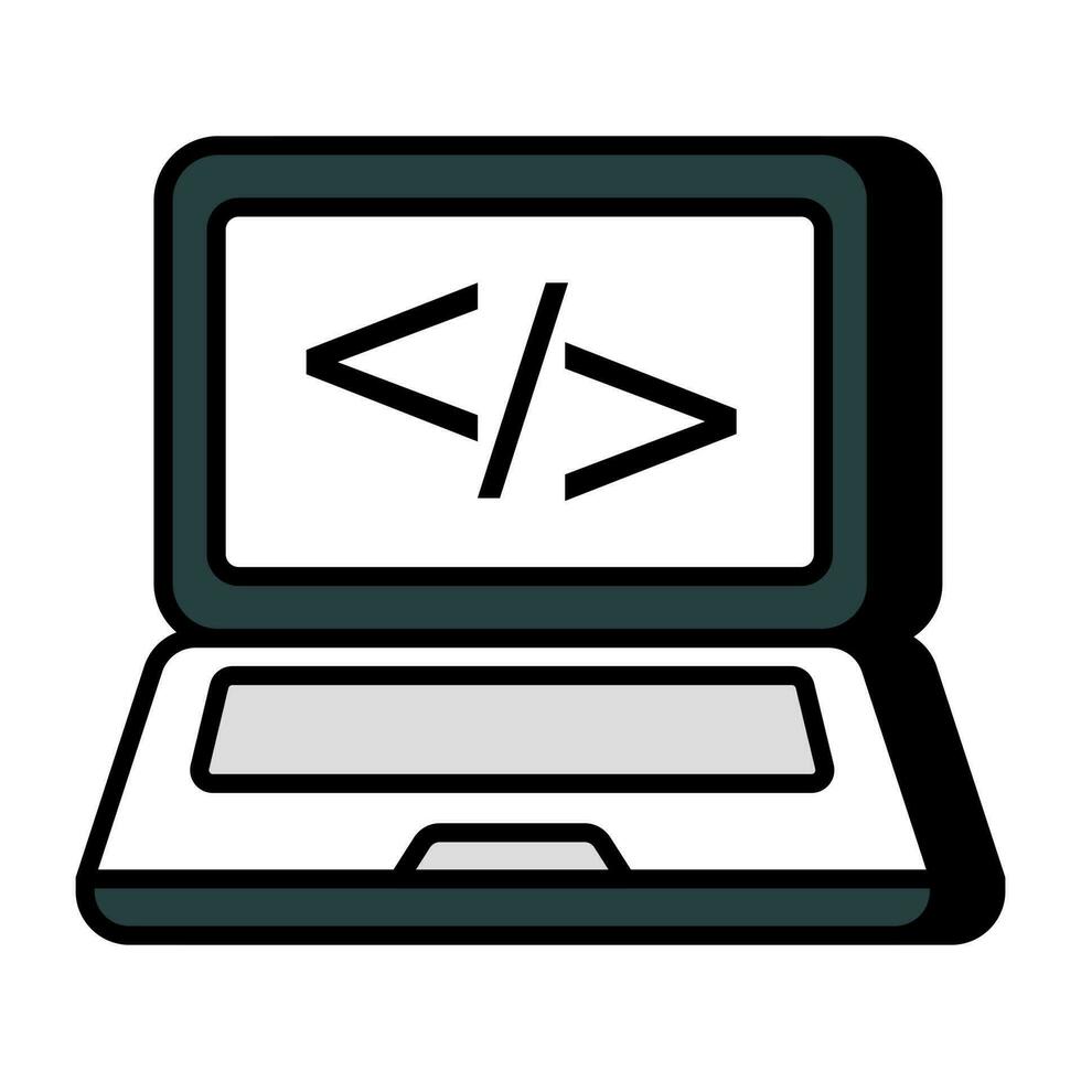 Unique design icon of system coding 24035403 Vector Art at Vecteezy