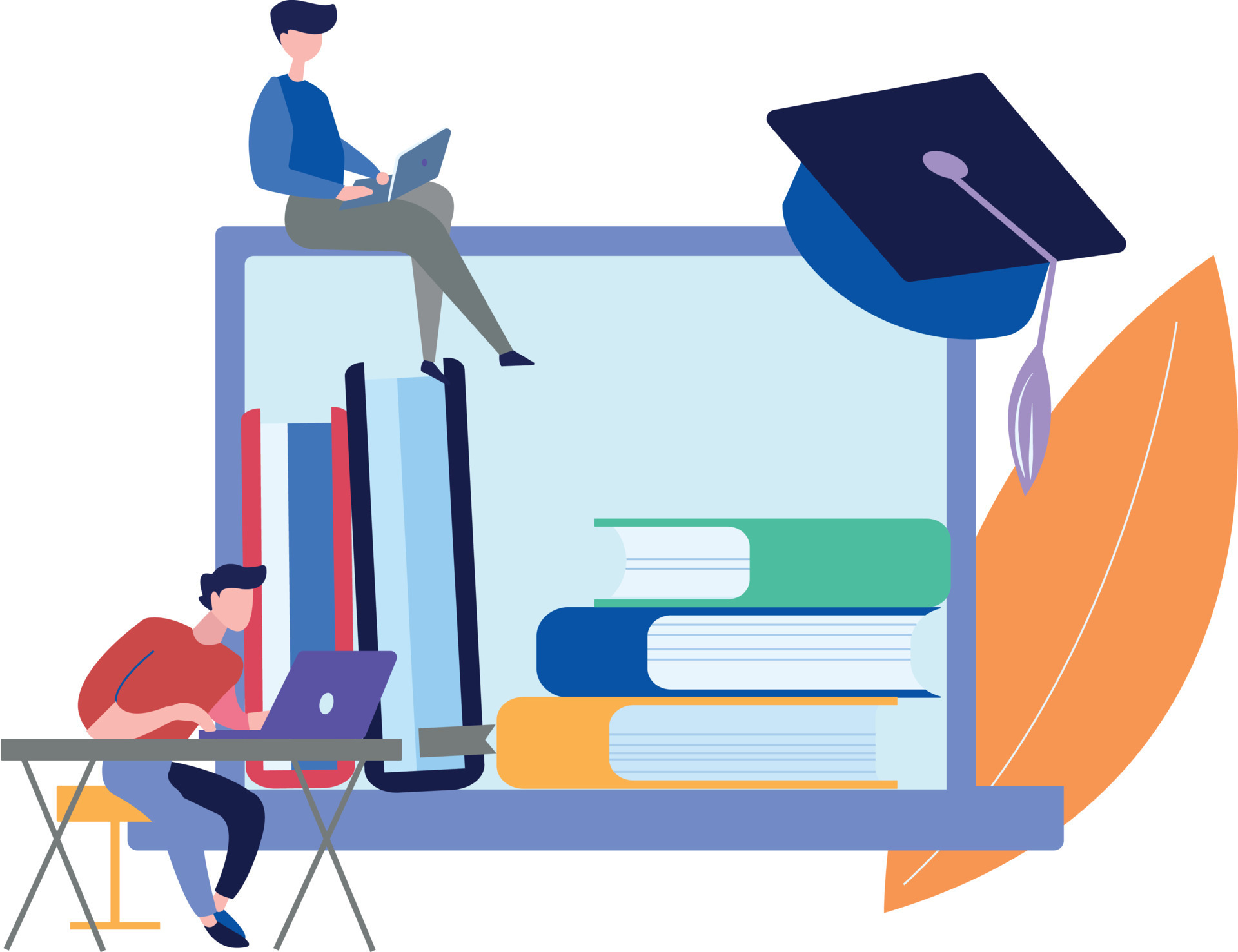 Boys Are Reading Books Online 24038432 Vector Art At Vecteezy boys-are-reading-books-online-24038432-vector-art-at-vecteezy