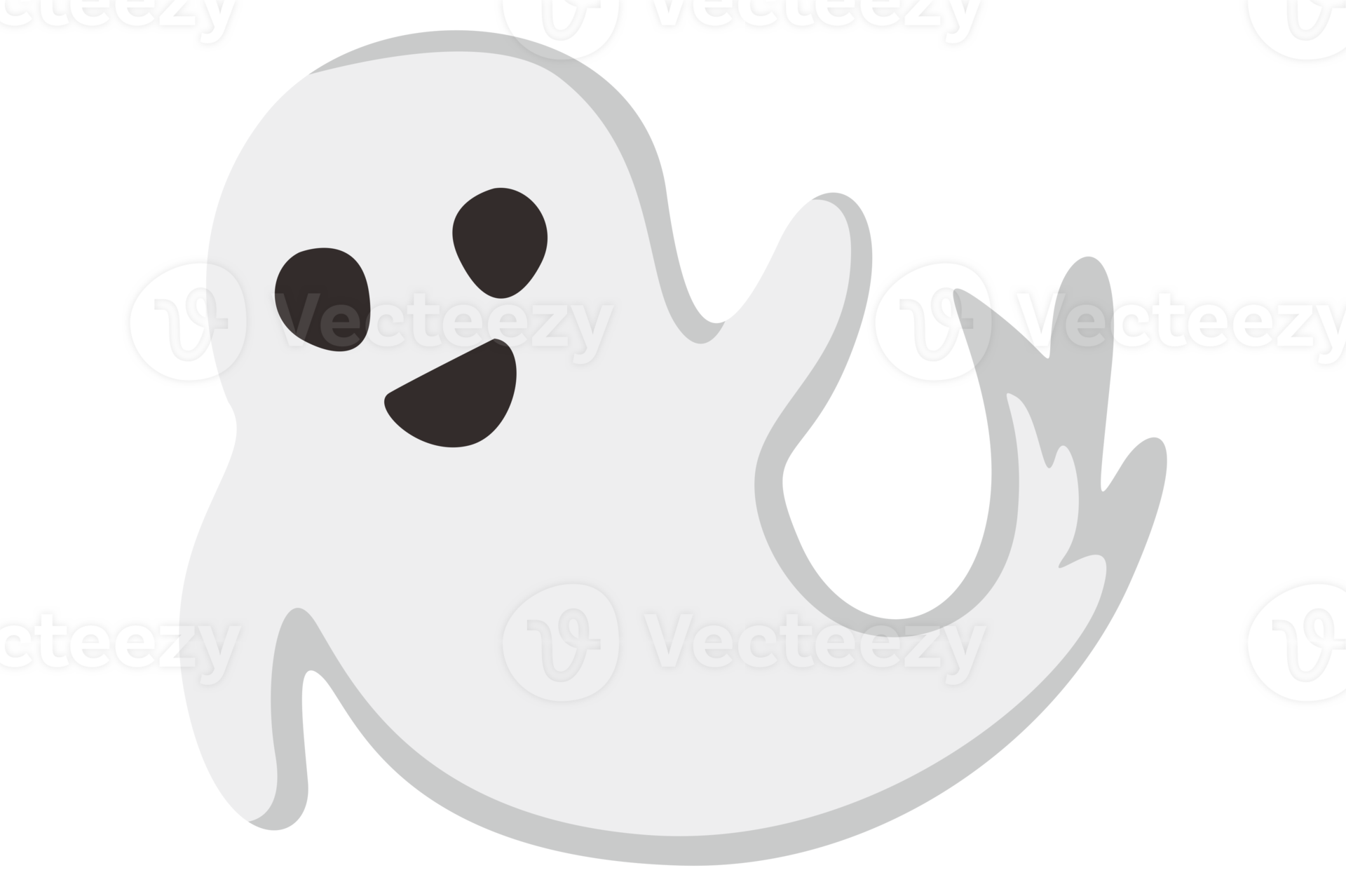 Cute Halloween Ghost With Transparent Background 24042272 PNG