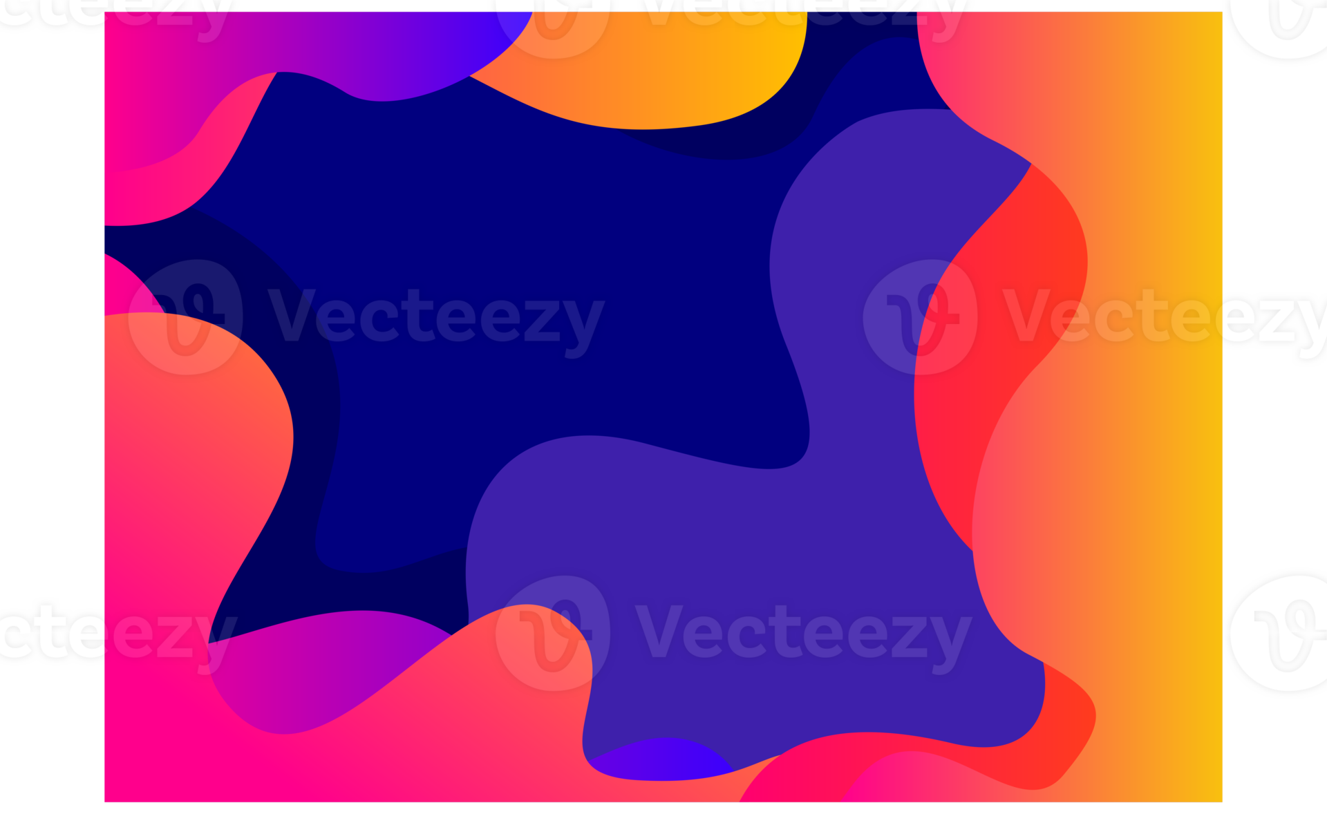 Abstract Squirt And Splash Gradient Fluid Background 24042292 Png